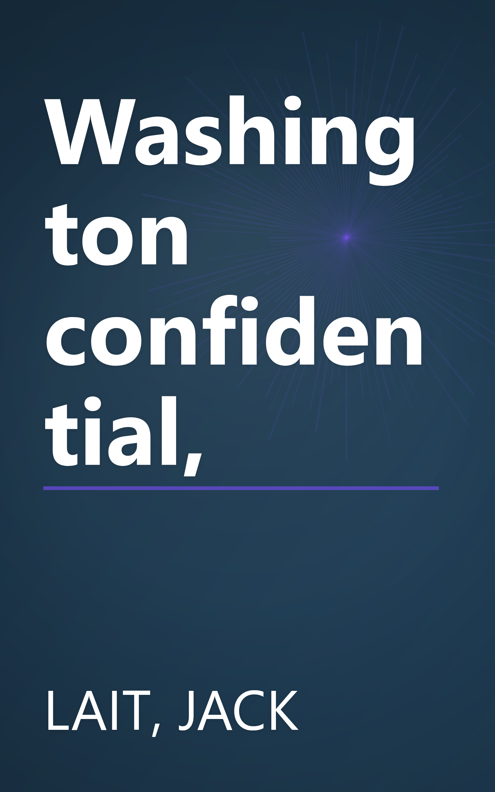 Washington confidential, book cover