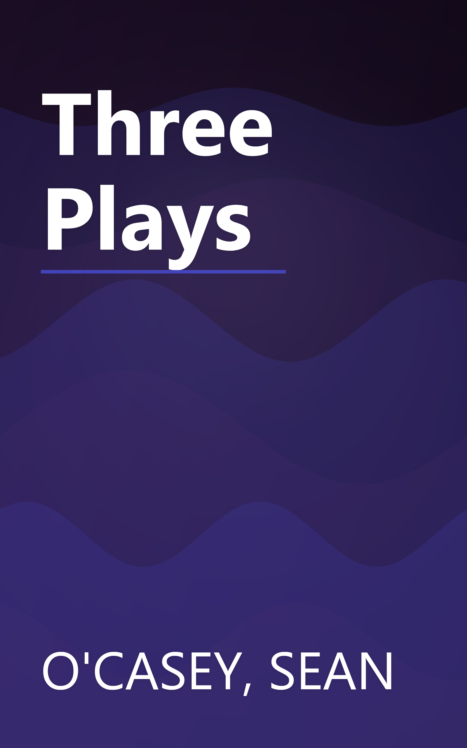 Three Plays book cover