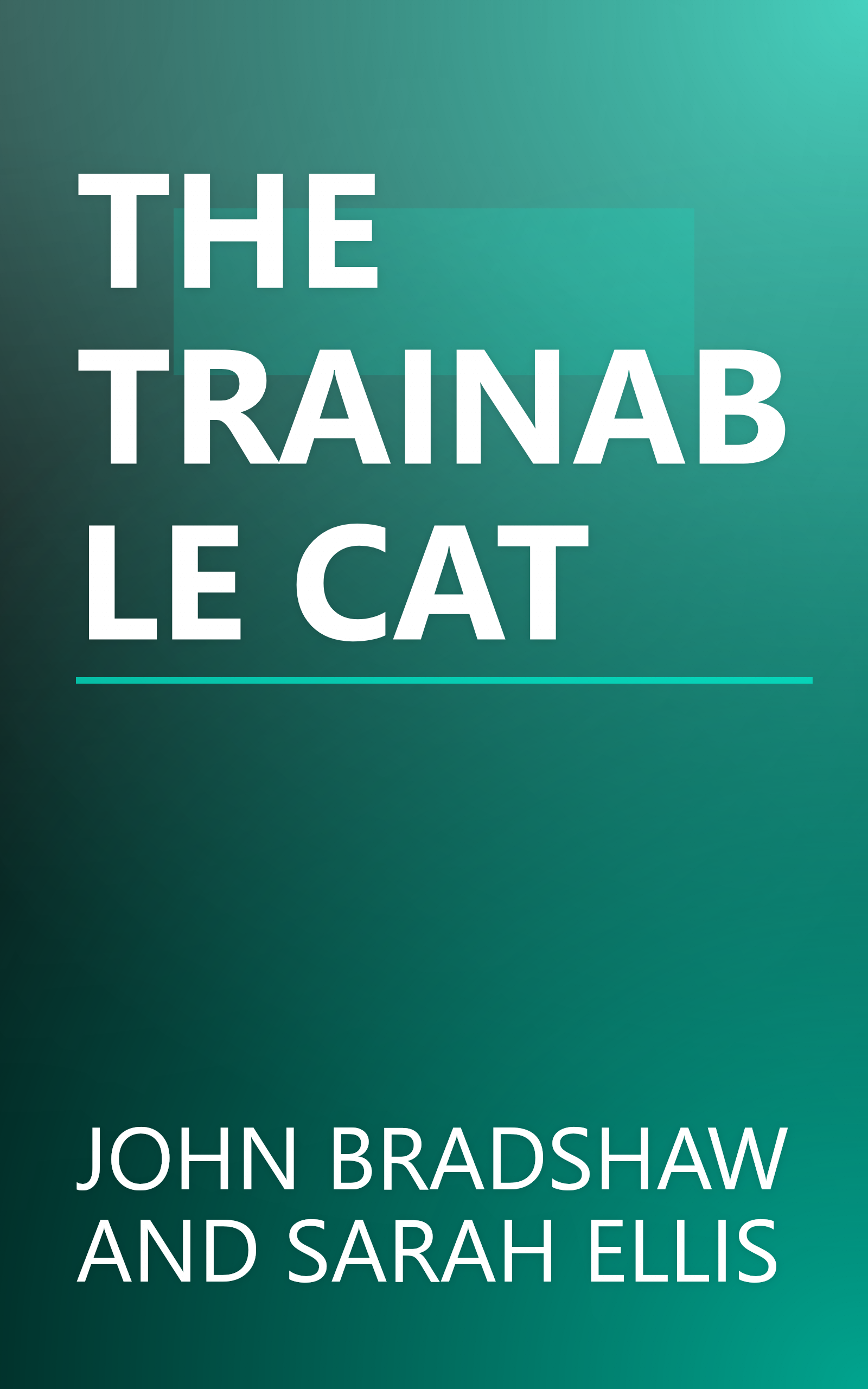 THE TRAINABLE CAT book cover