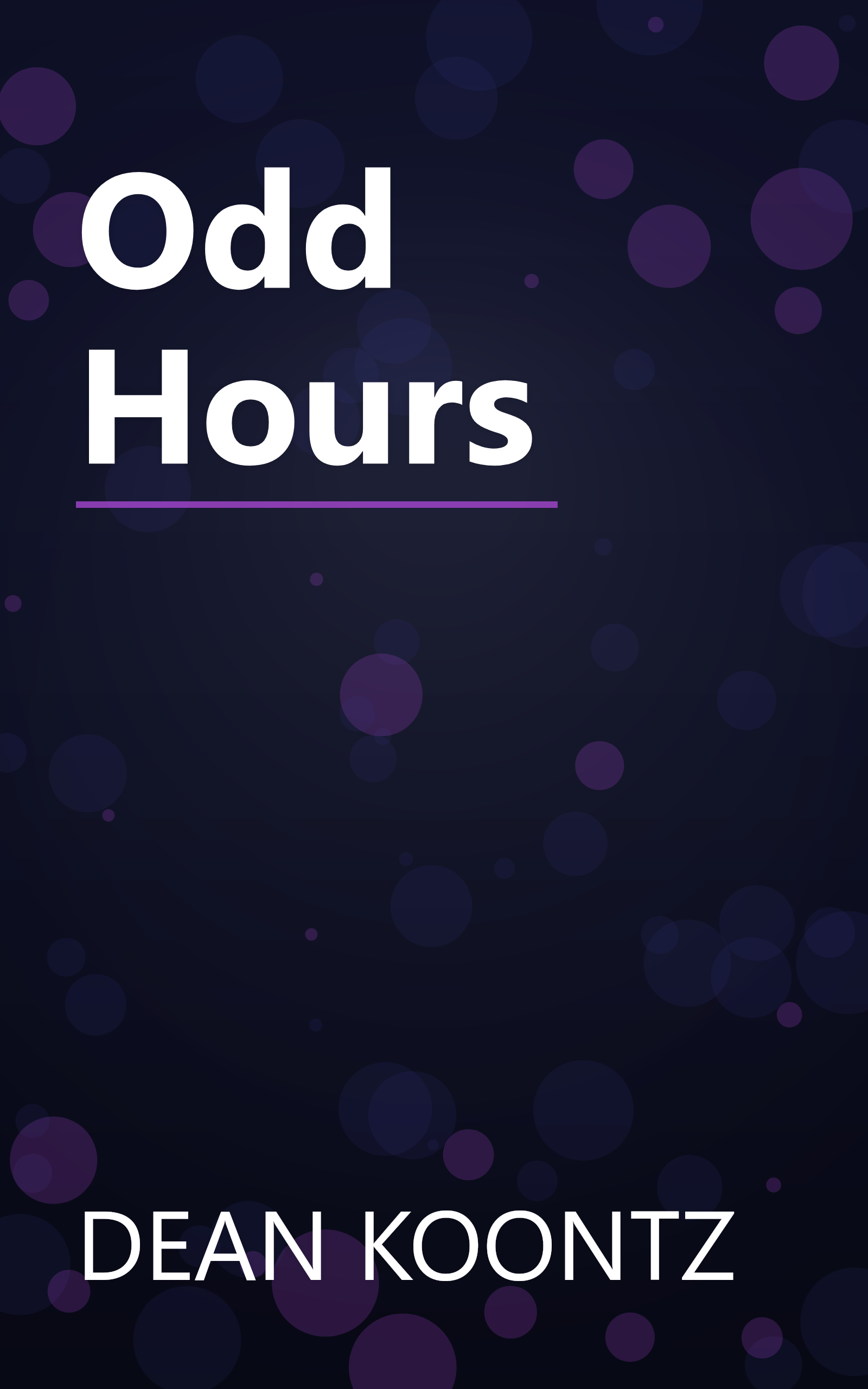 Odd Hours book cover