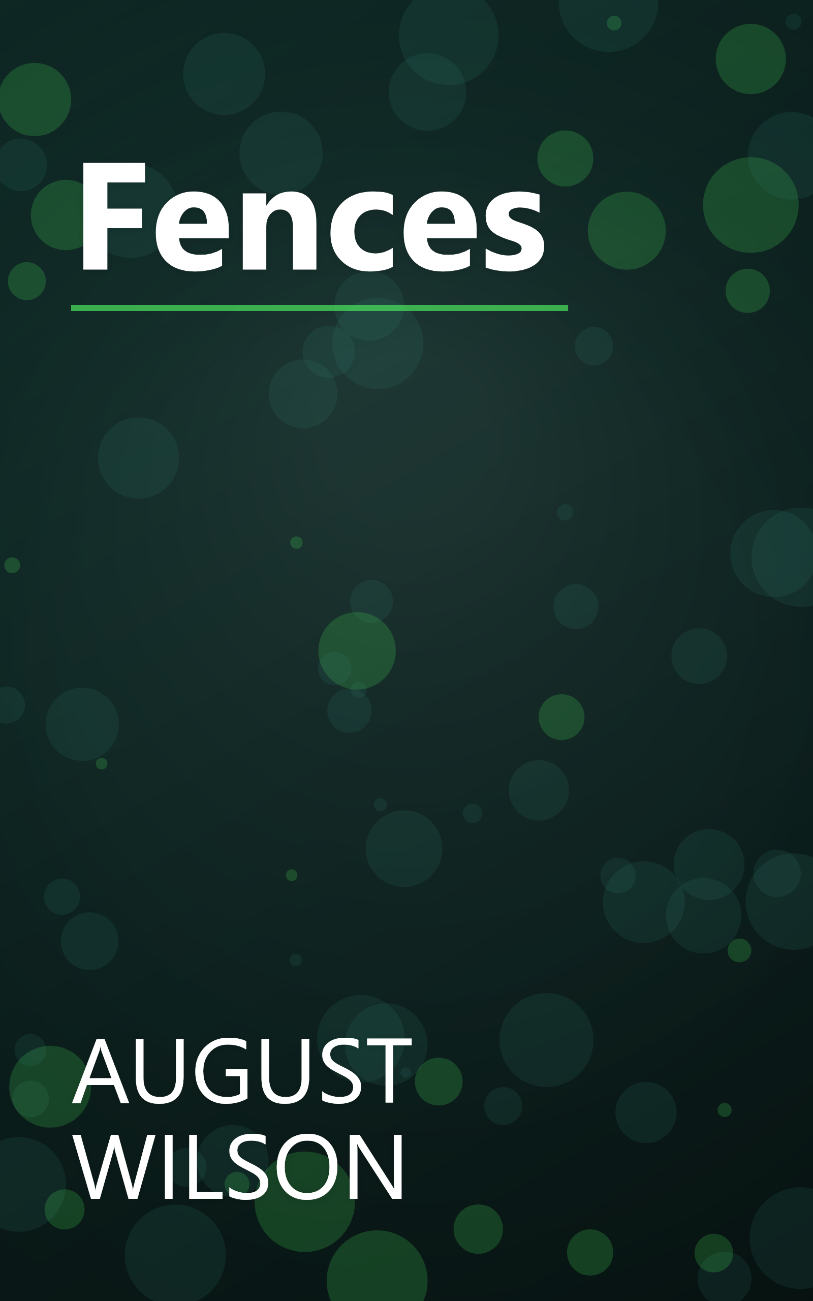 Fences book cover