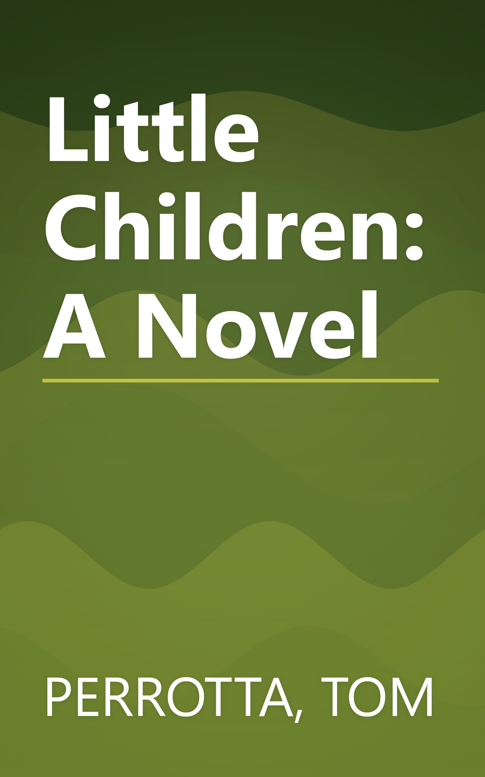 Little Children: A Novel book cover