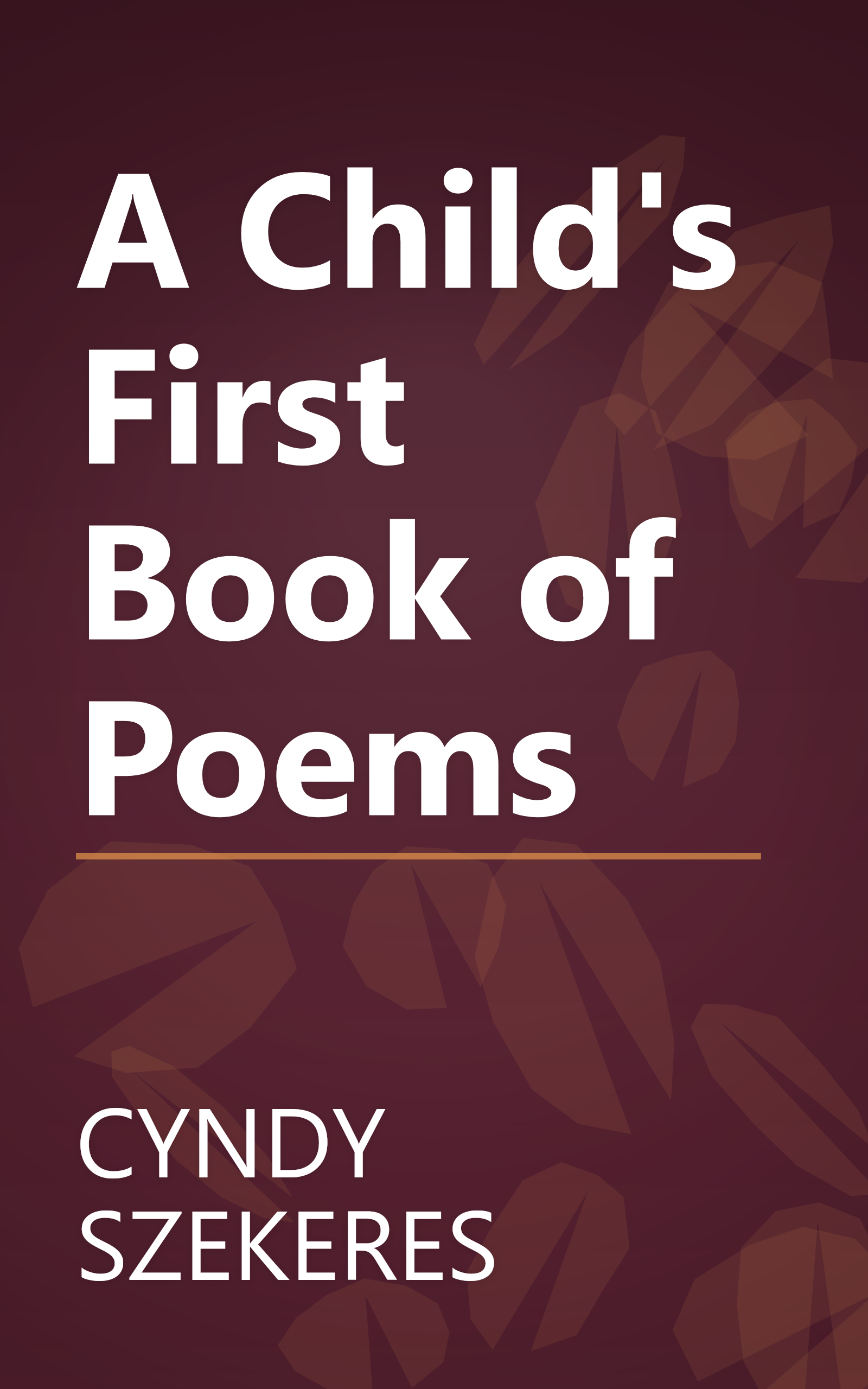 A Child's First Book of Poems book cover