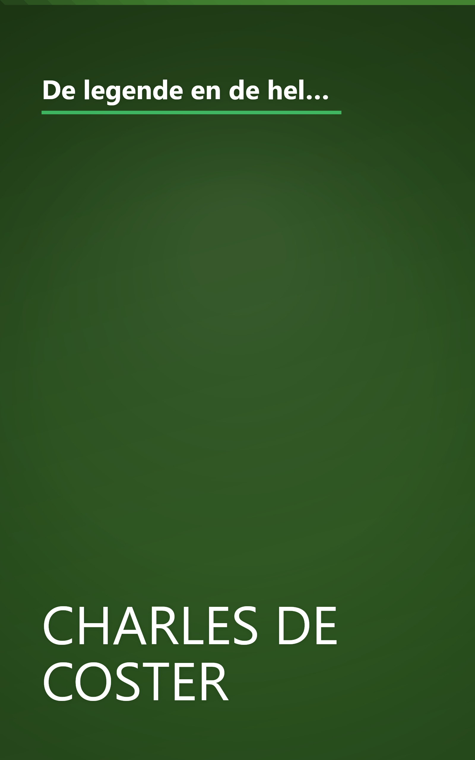 De legende en de heldhaftige vroolijke en roemrijke daden van Uilenspiegel en Lamme Goedzak in Vlaanderenland en elders book cover