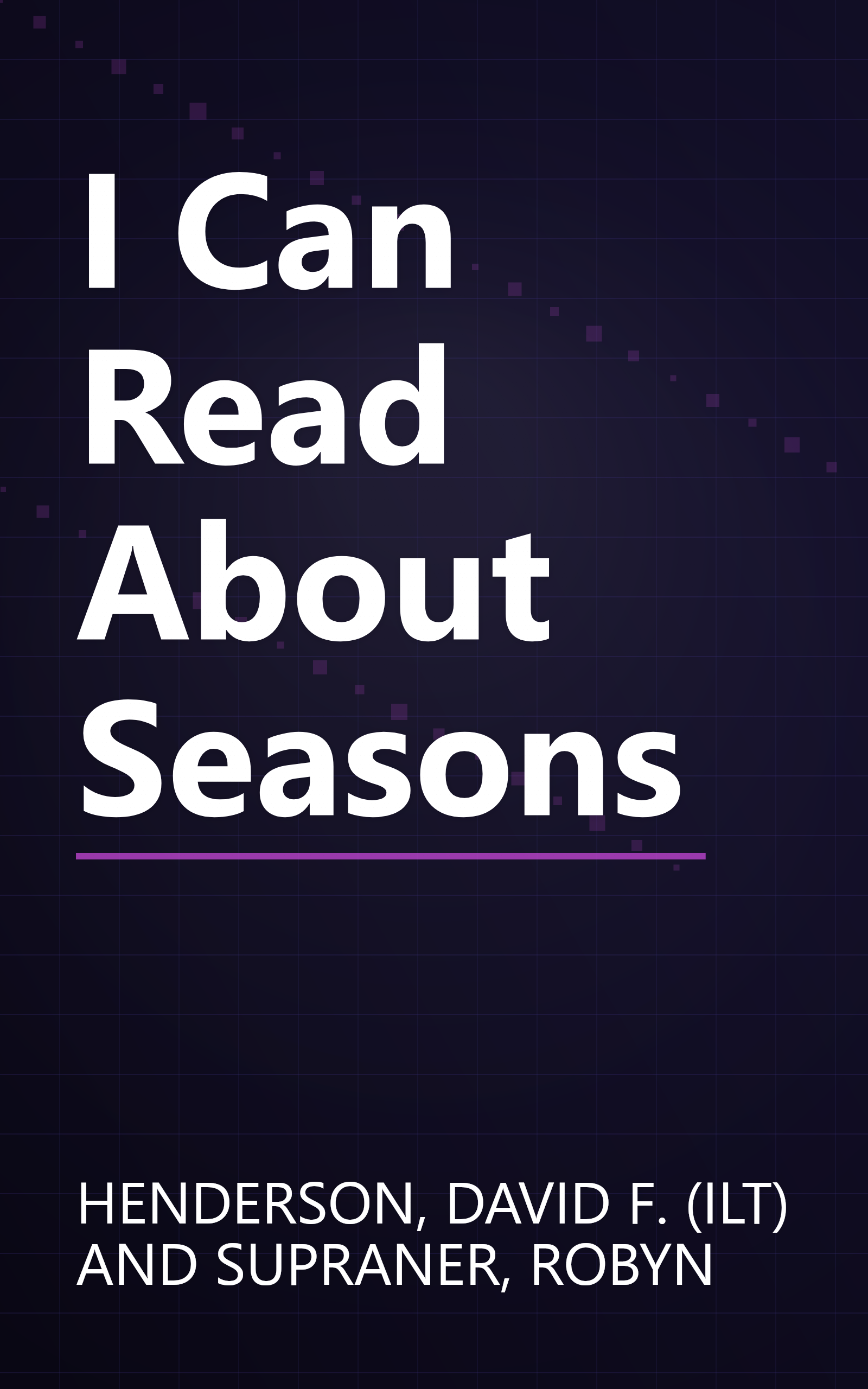 I Can Read About Seasons book cover