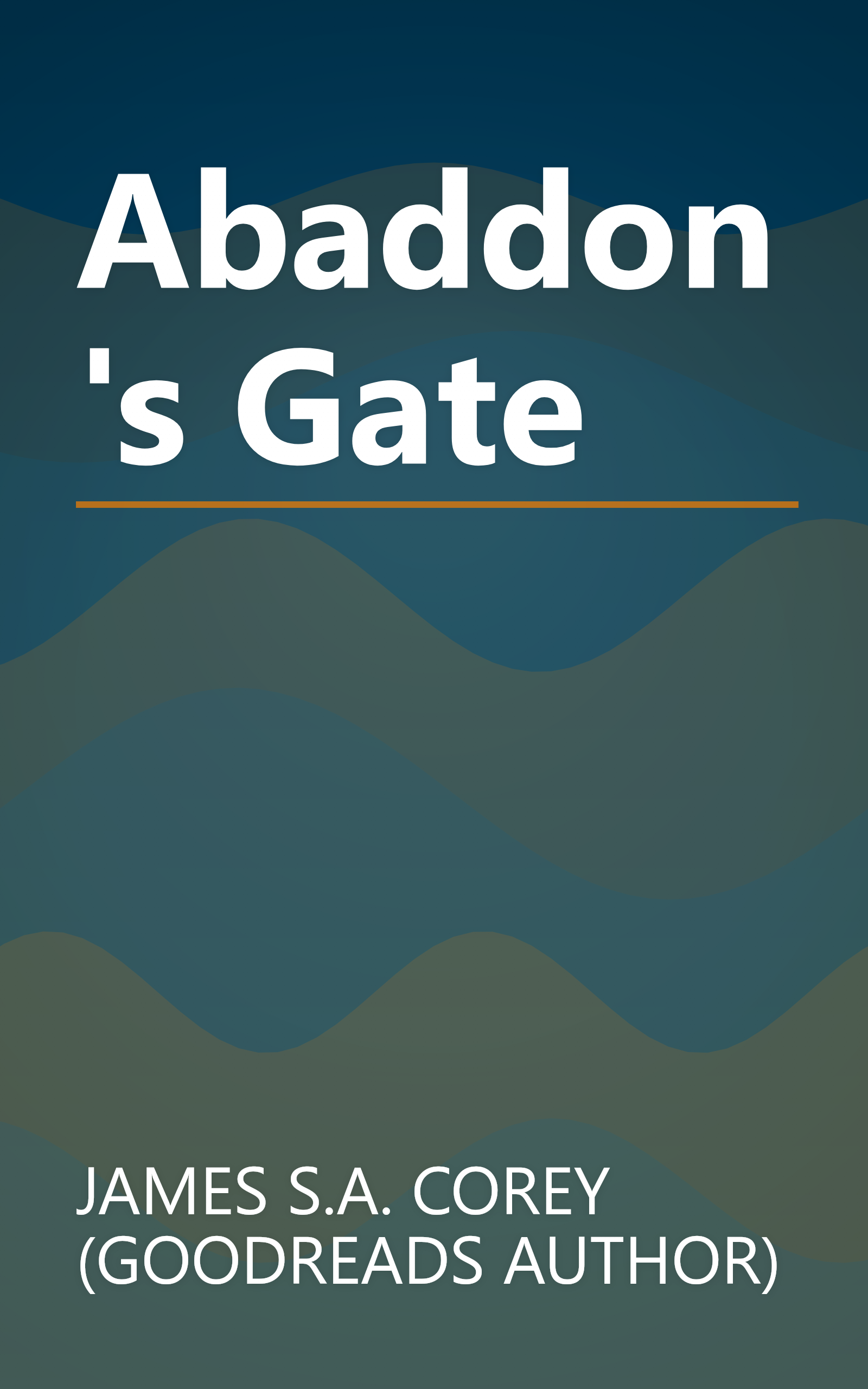 Abaddon's Gate book cover
