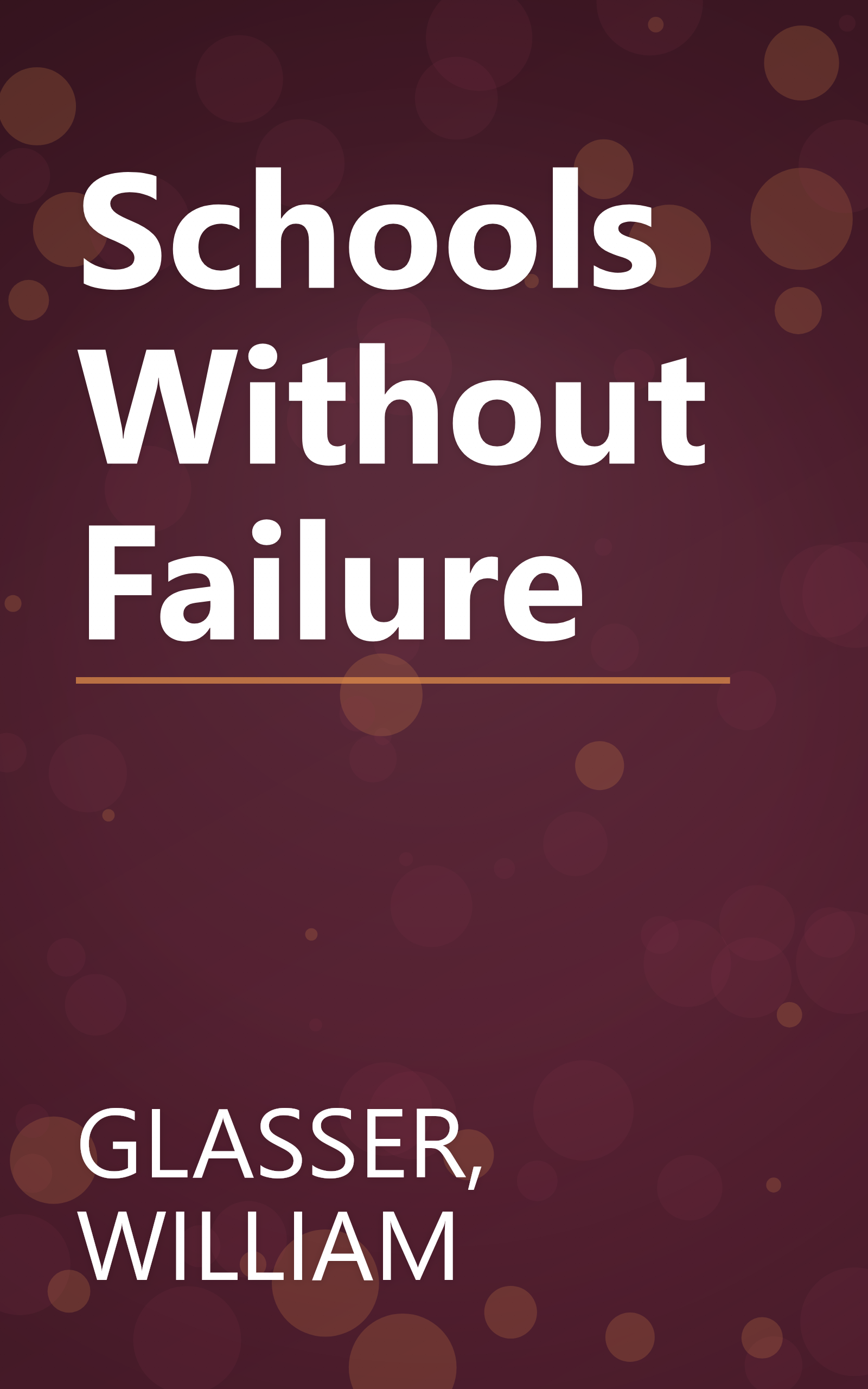 Schools Without Failure book cover