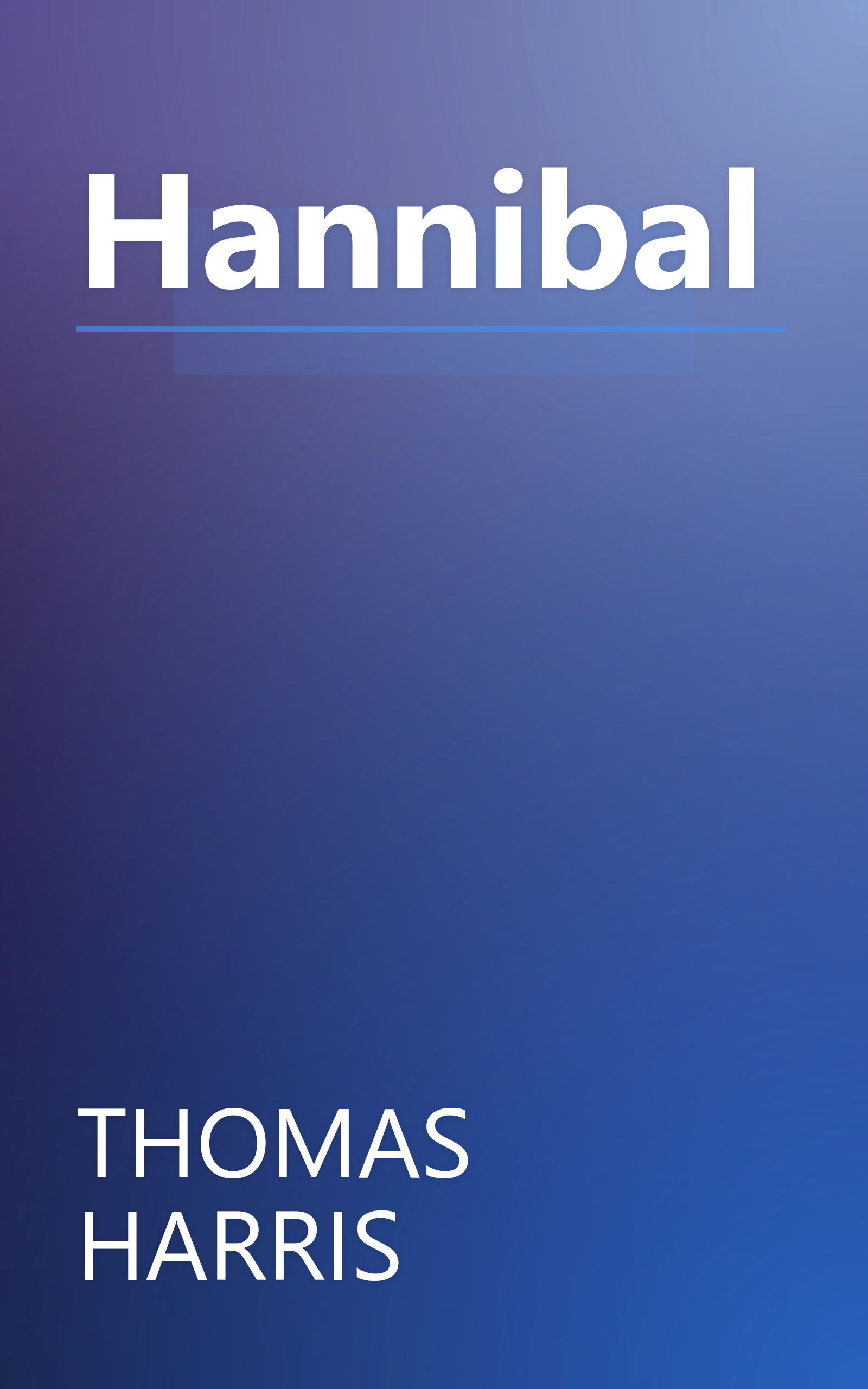Hannibal book cover