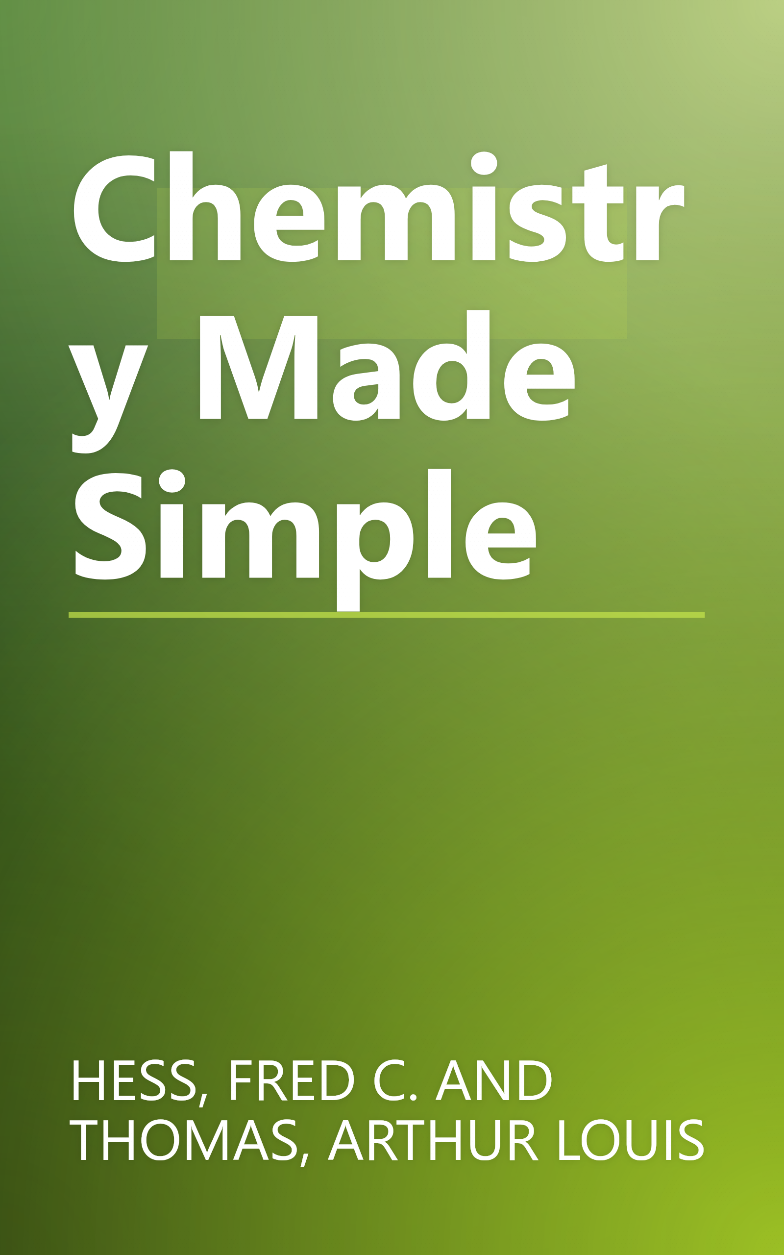 Chemistry Made Simple book cover