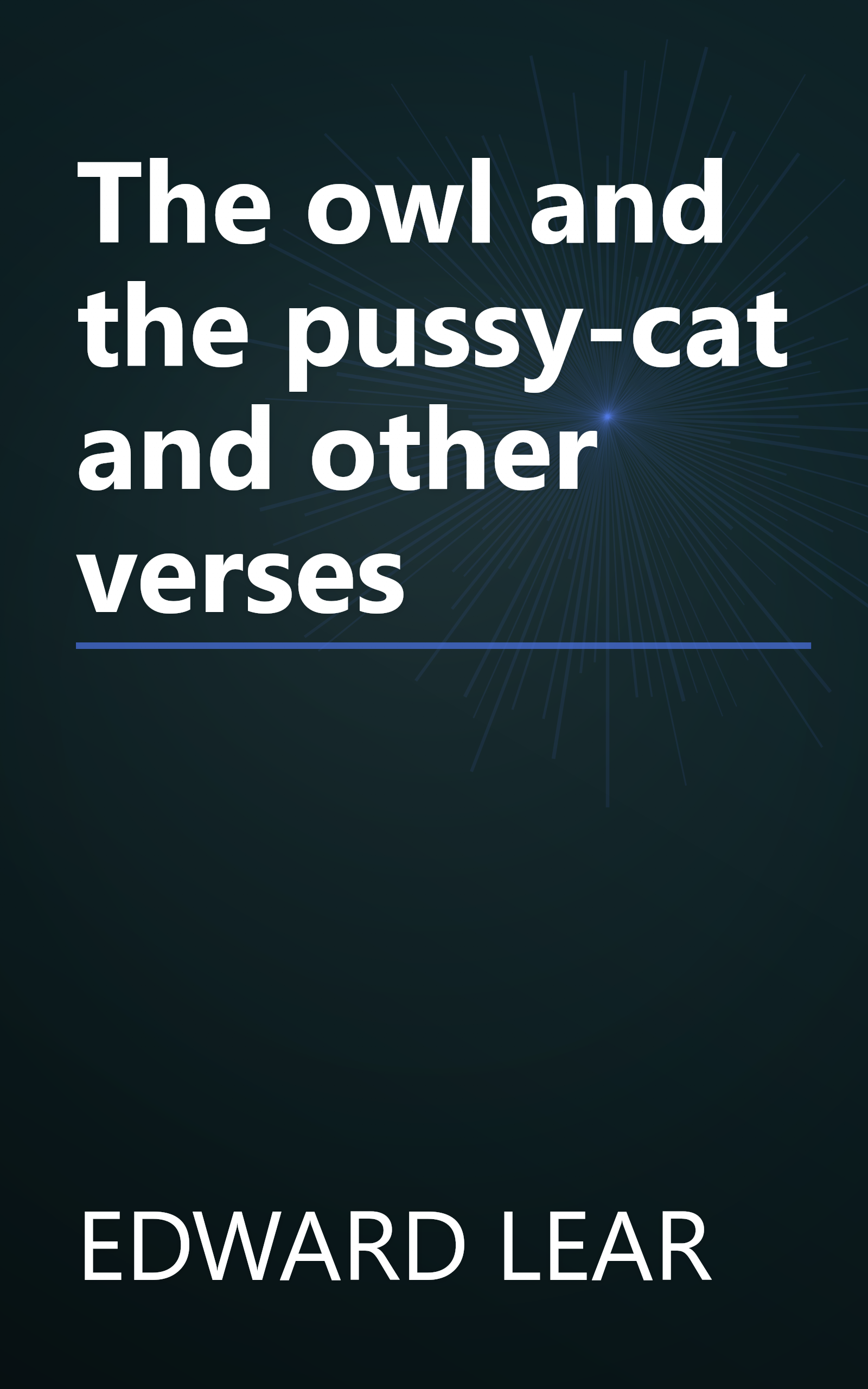 The owl and the pussy-cat and other verses book cover