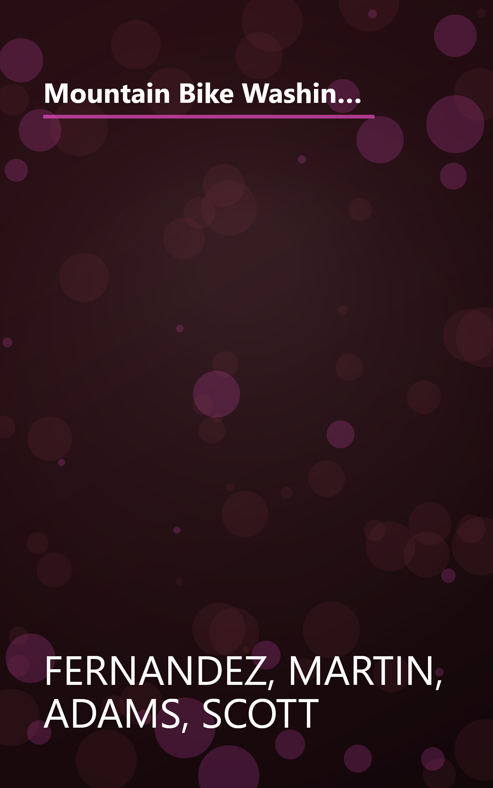 Mountain Bike Washington-Baltimore: An Atlas of the Washington-Baltimore Area's Greatest Off-Road Bicycle Rides book cover