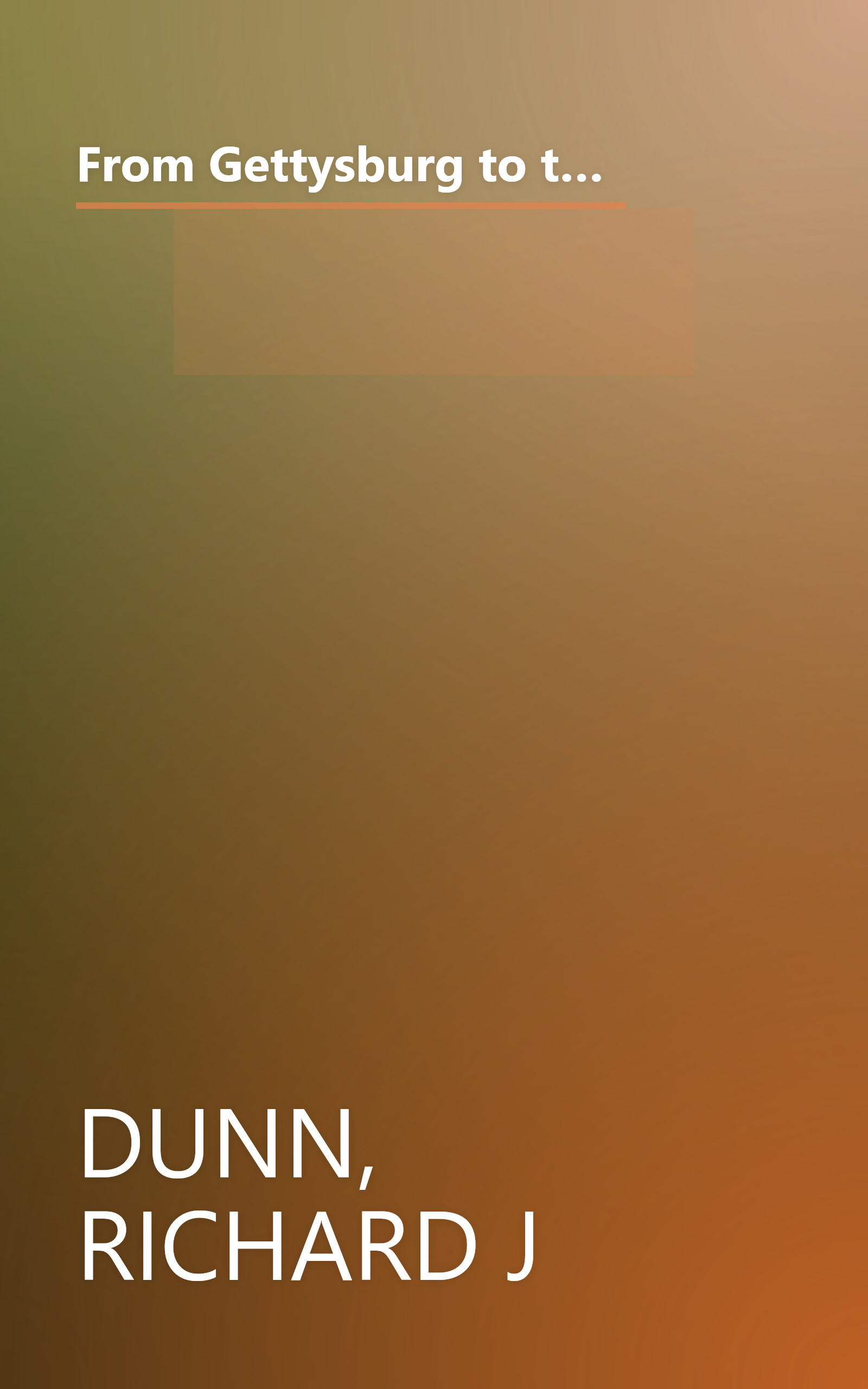 From Gettysburg to the Gulf and beyond: Coping with revolutionary technological changes in land warfare (McNair papers) book cover