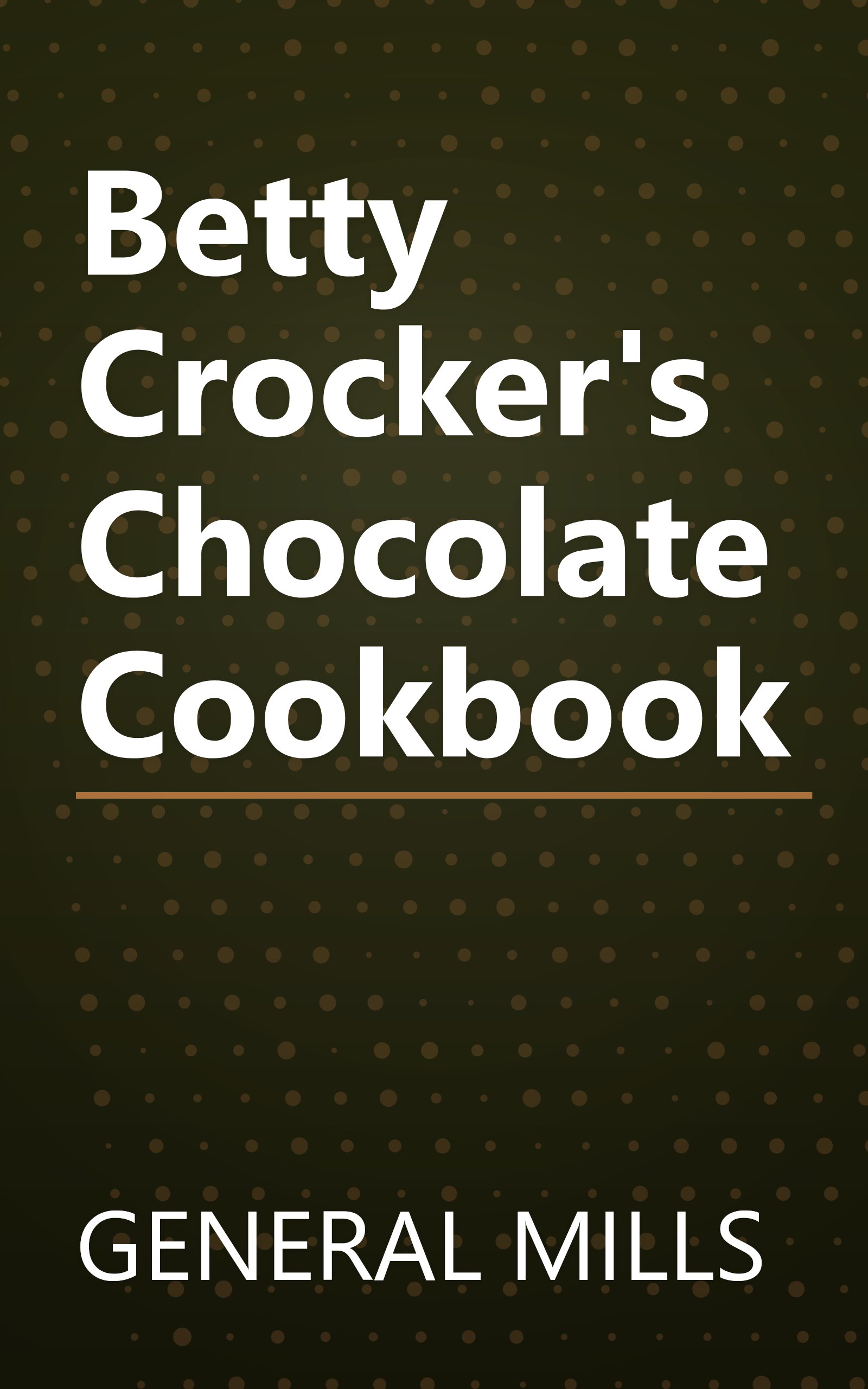 Betty Crocker's Chocolate Cookbook book cover