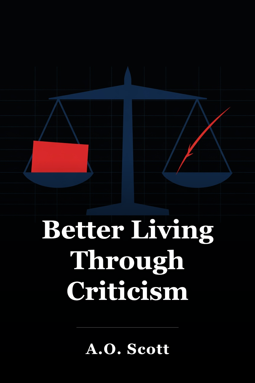 Better Living Through Criticism book cover