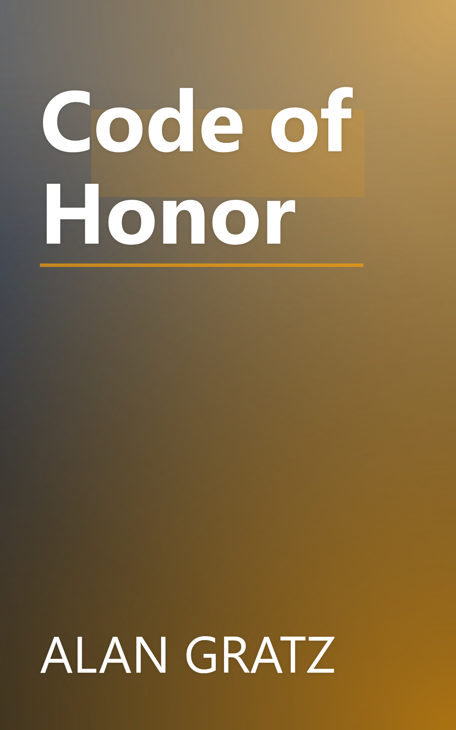 Code of Honor book cover