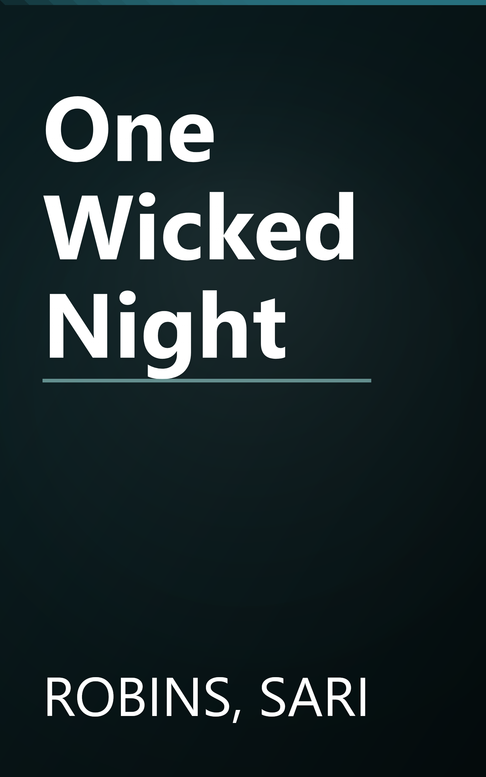 One Wicked Night book cover