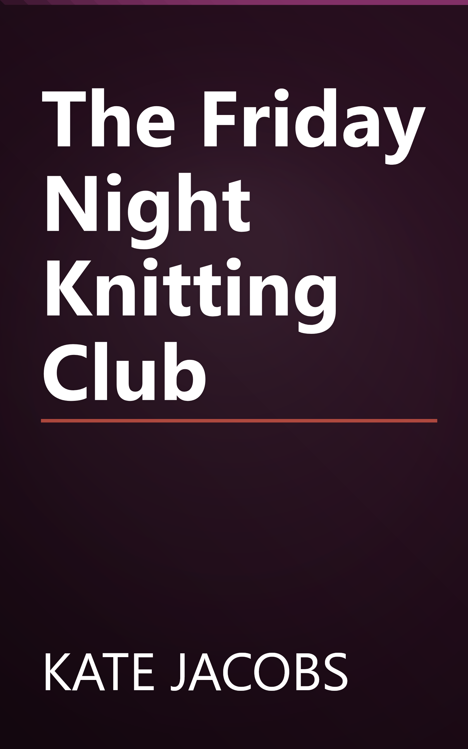 The Friday Night Knitting Club book cover