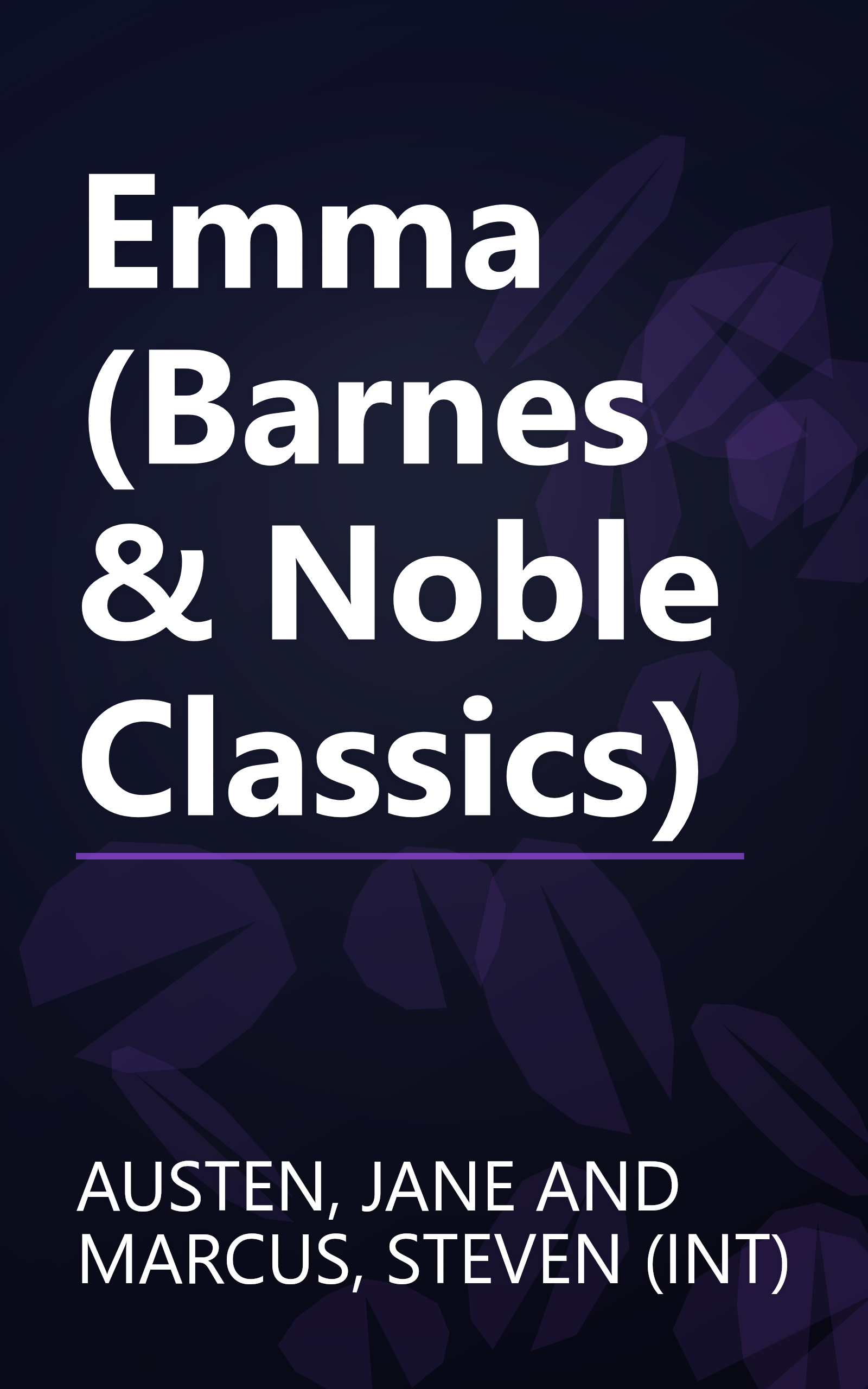 Emma (Barnes & Noble Classics) book cover