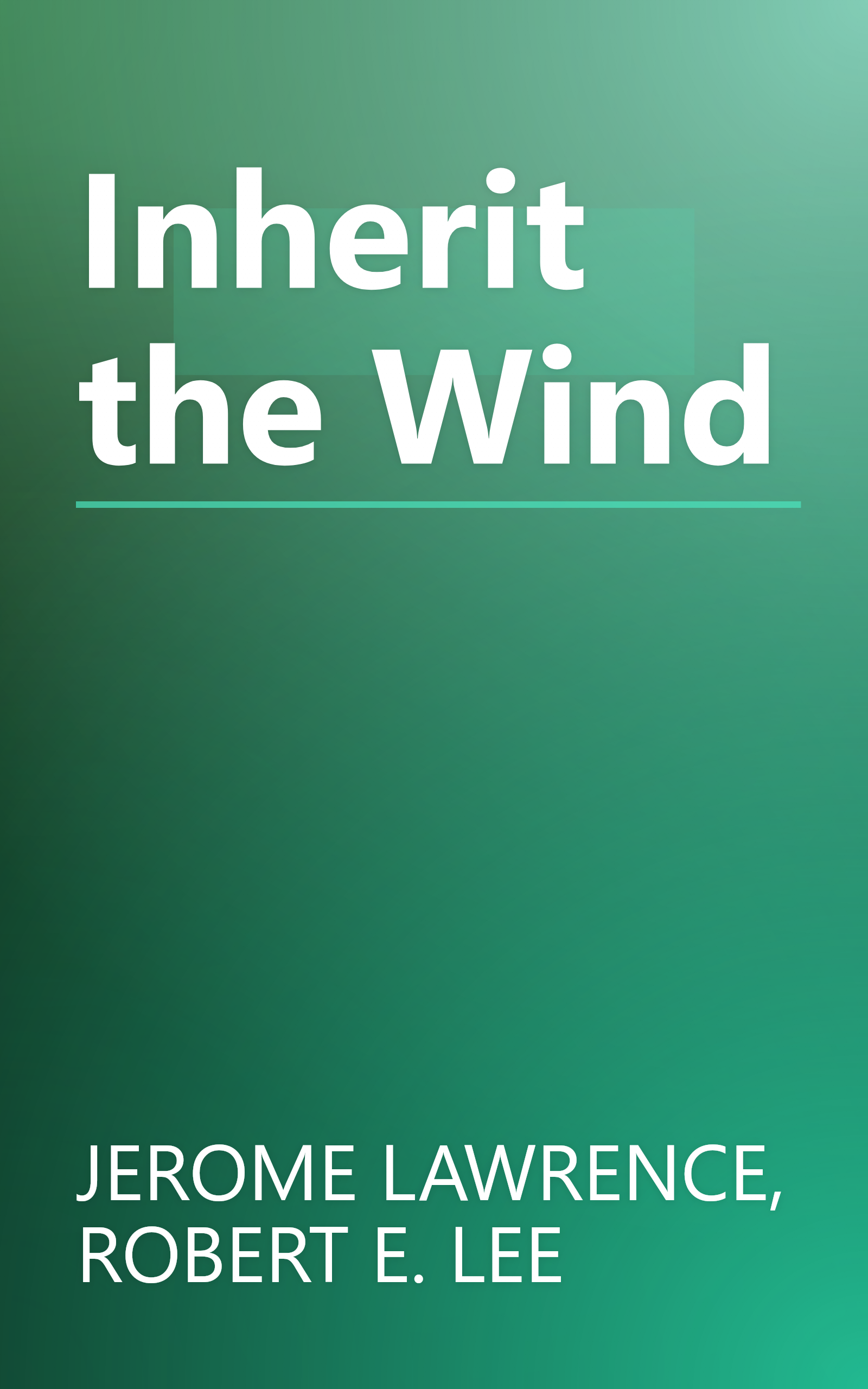 Inherit the Wind book cover