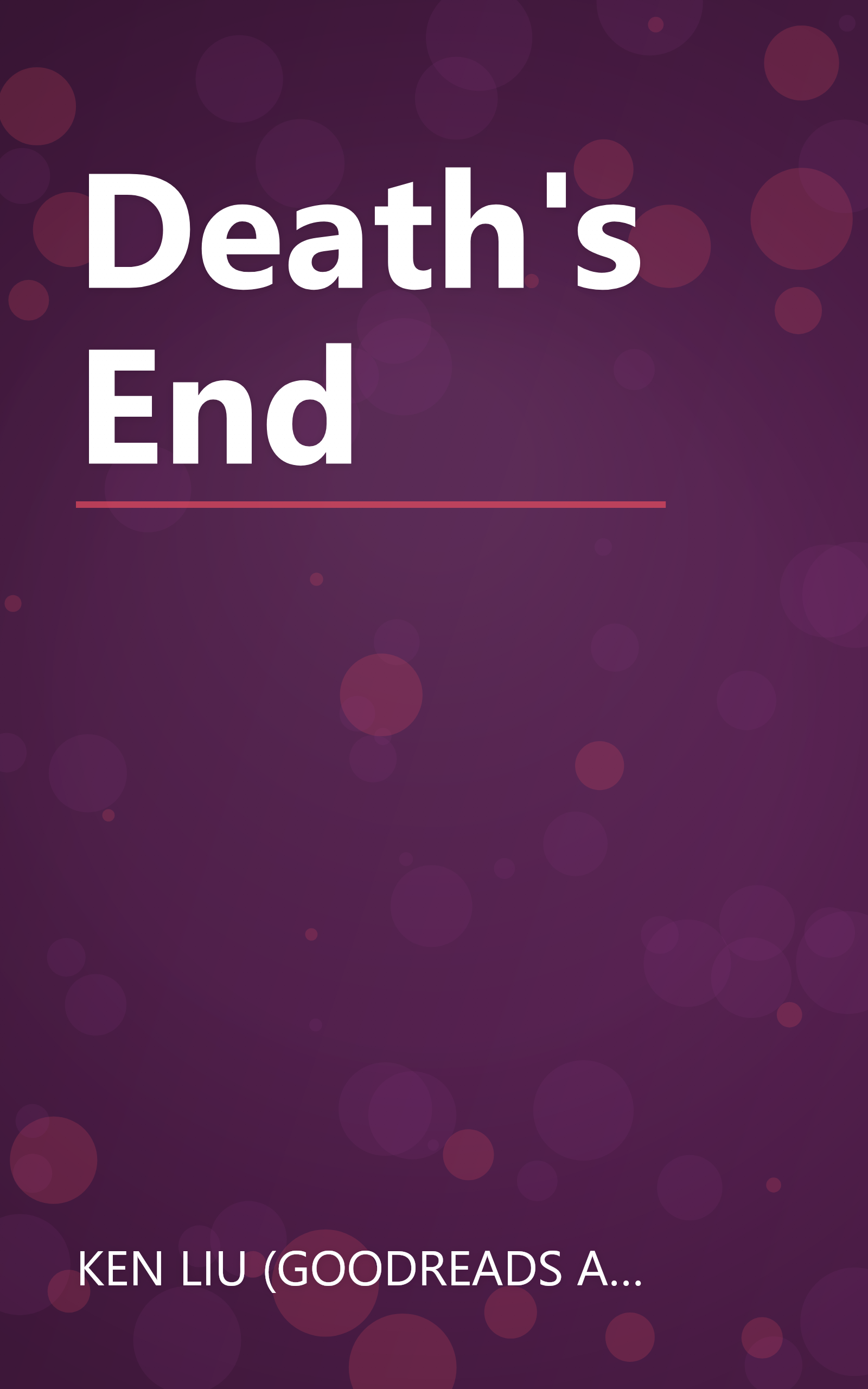 Death's End book cover