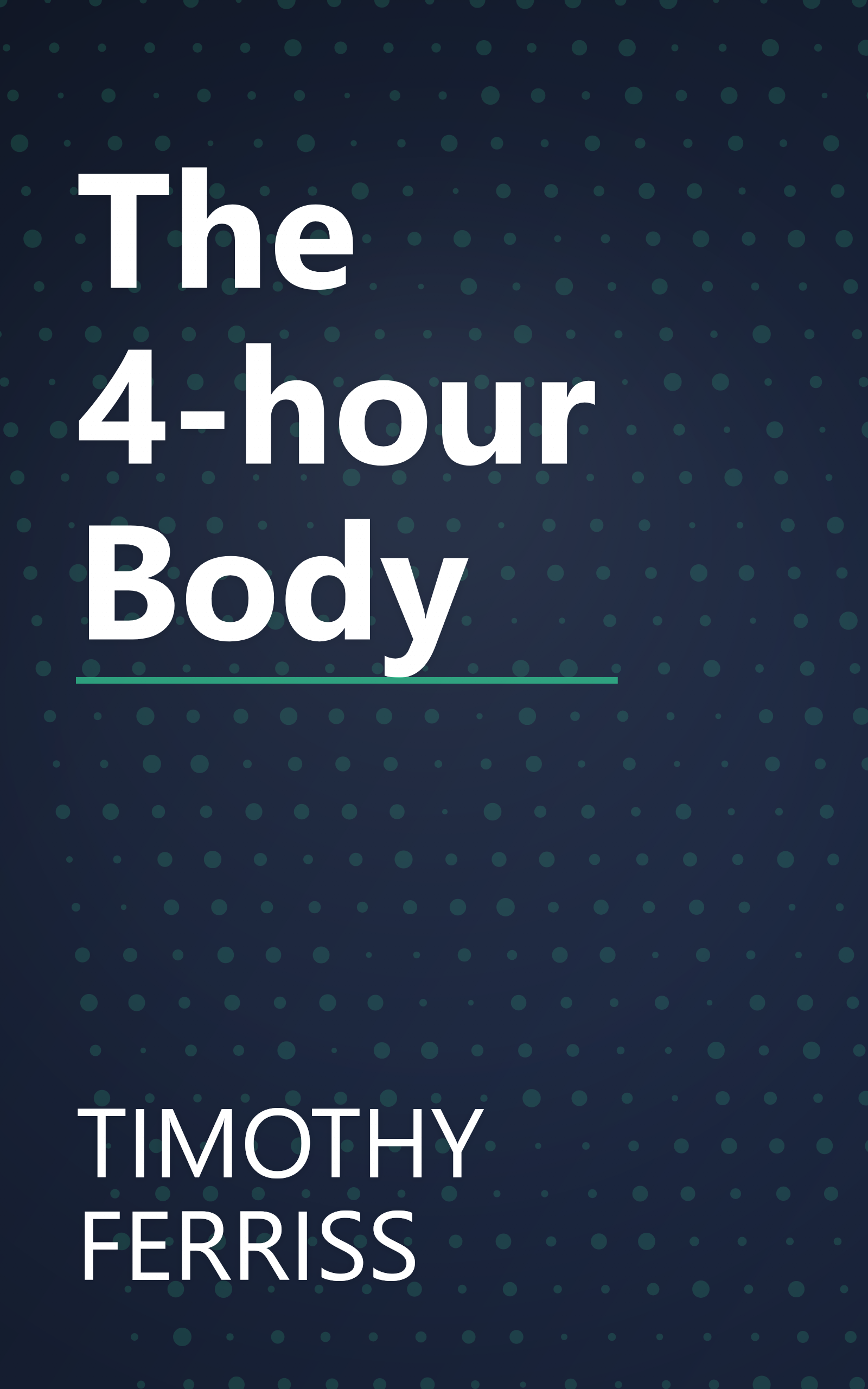 The 4-hour Body book cover