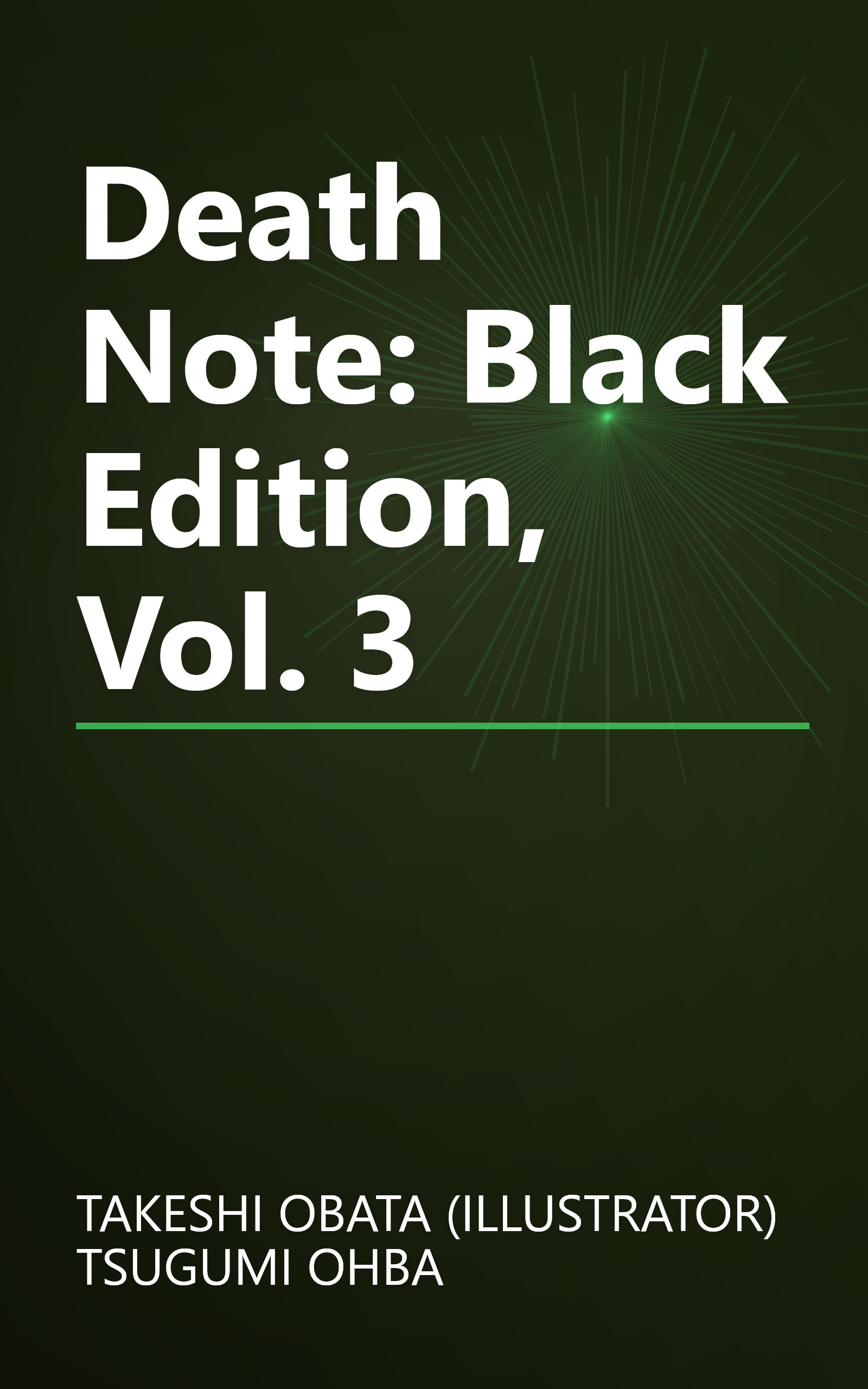 Death Note: Black Edition, Vol. 3 book cover