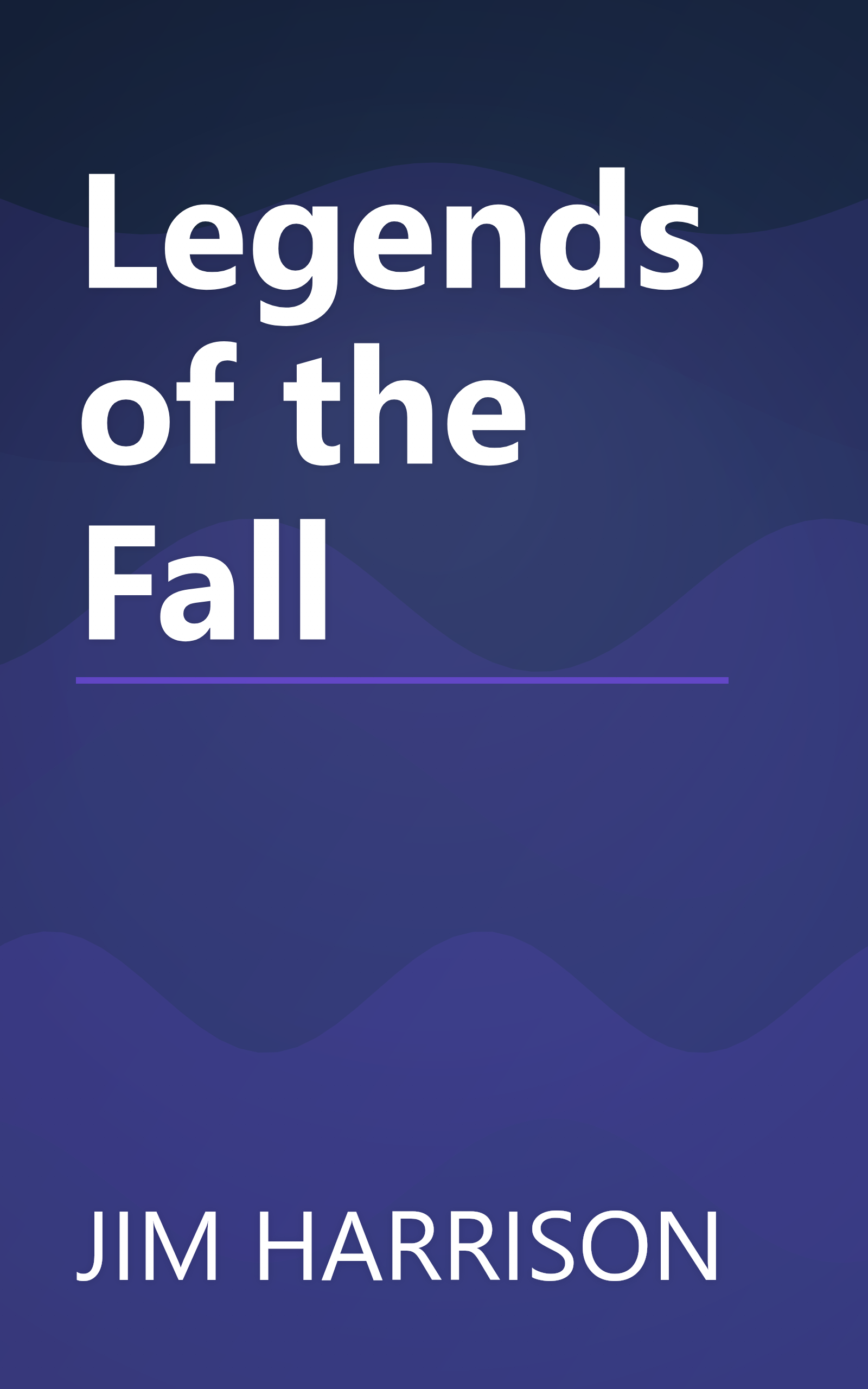 Legends of the Fall book cover