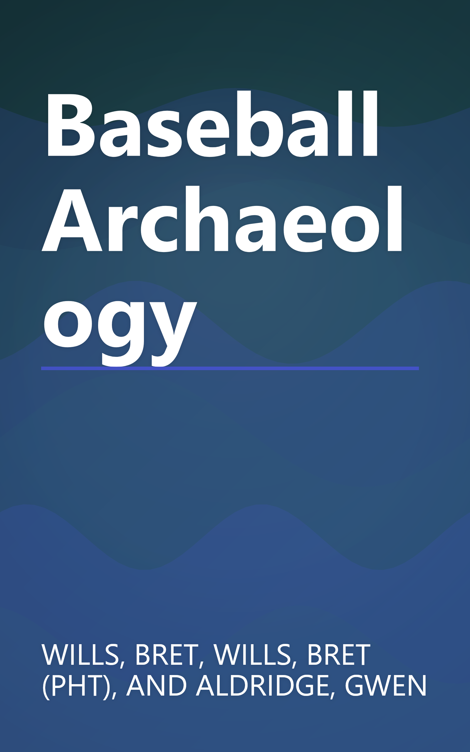 Baseball Archaeology book cover