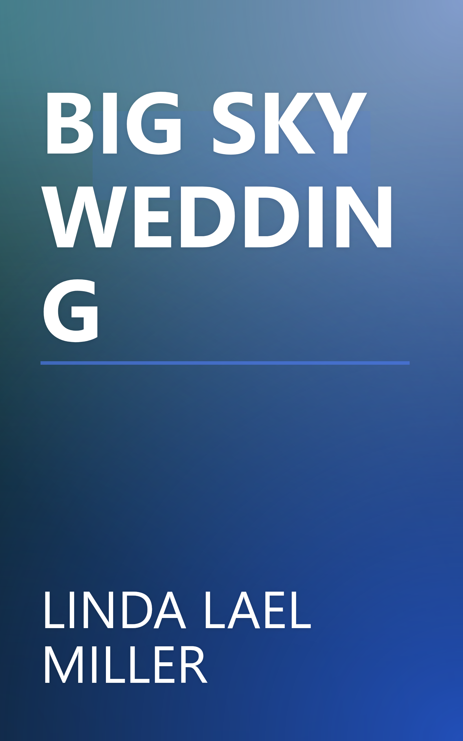 BIG SKY WEDDING book cover
