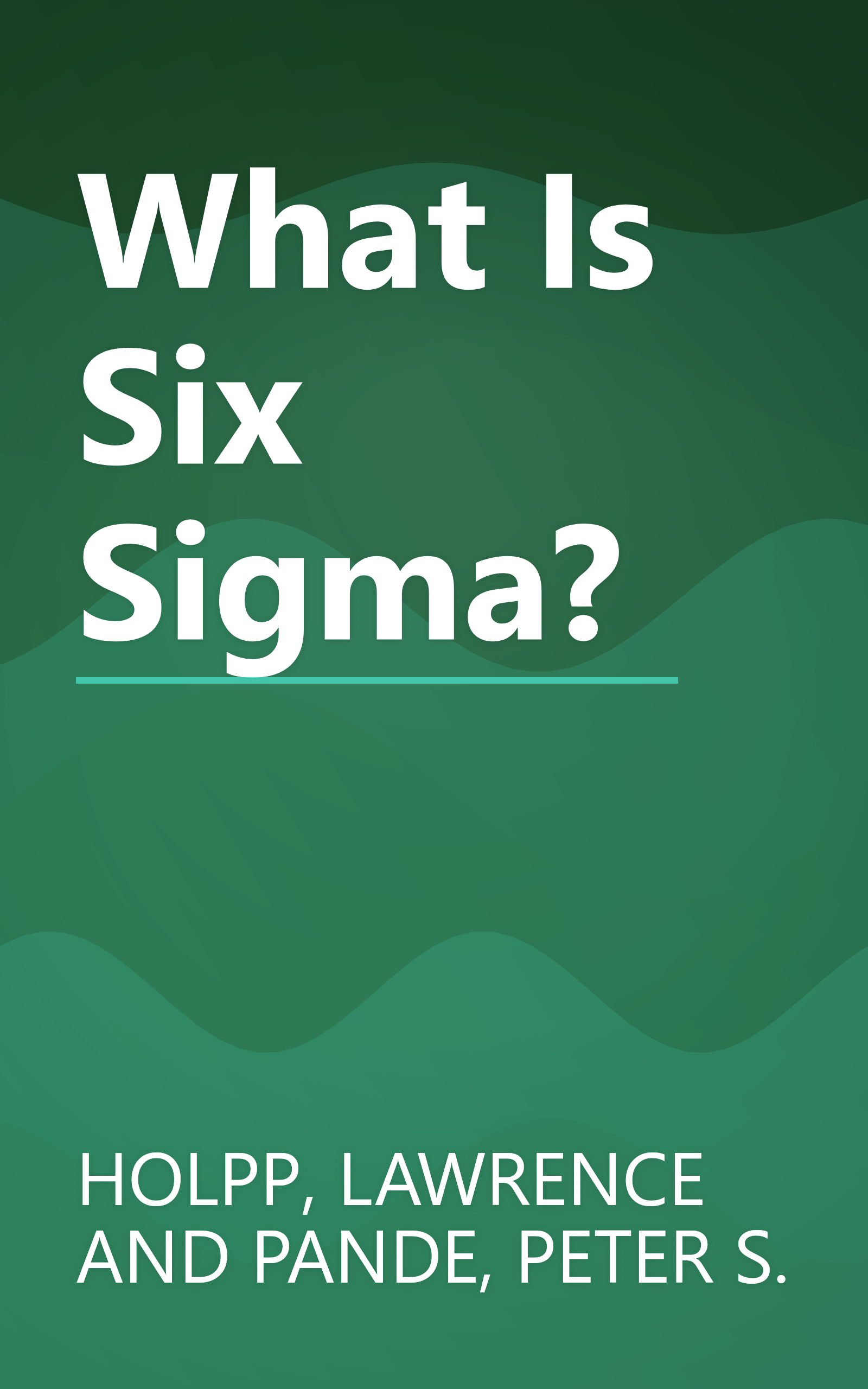 What Is Six Sigma? book cover
