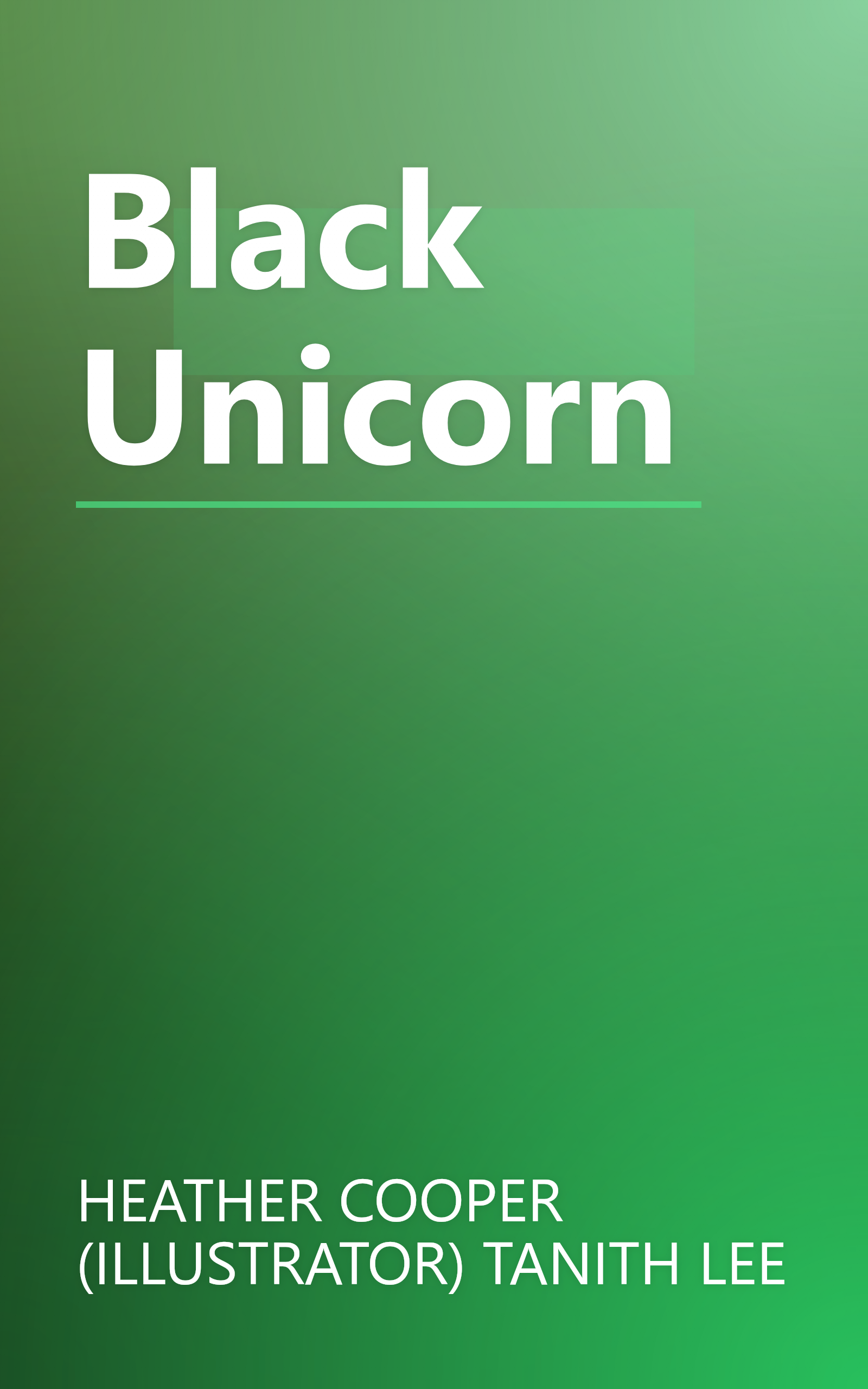 Black Unicorn book cover