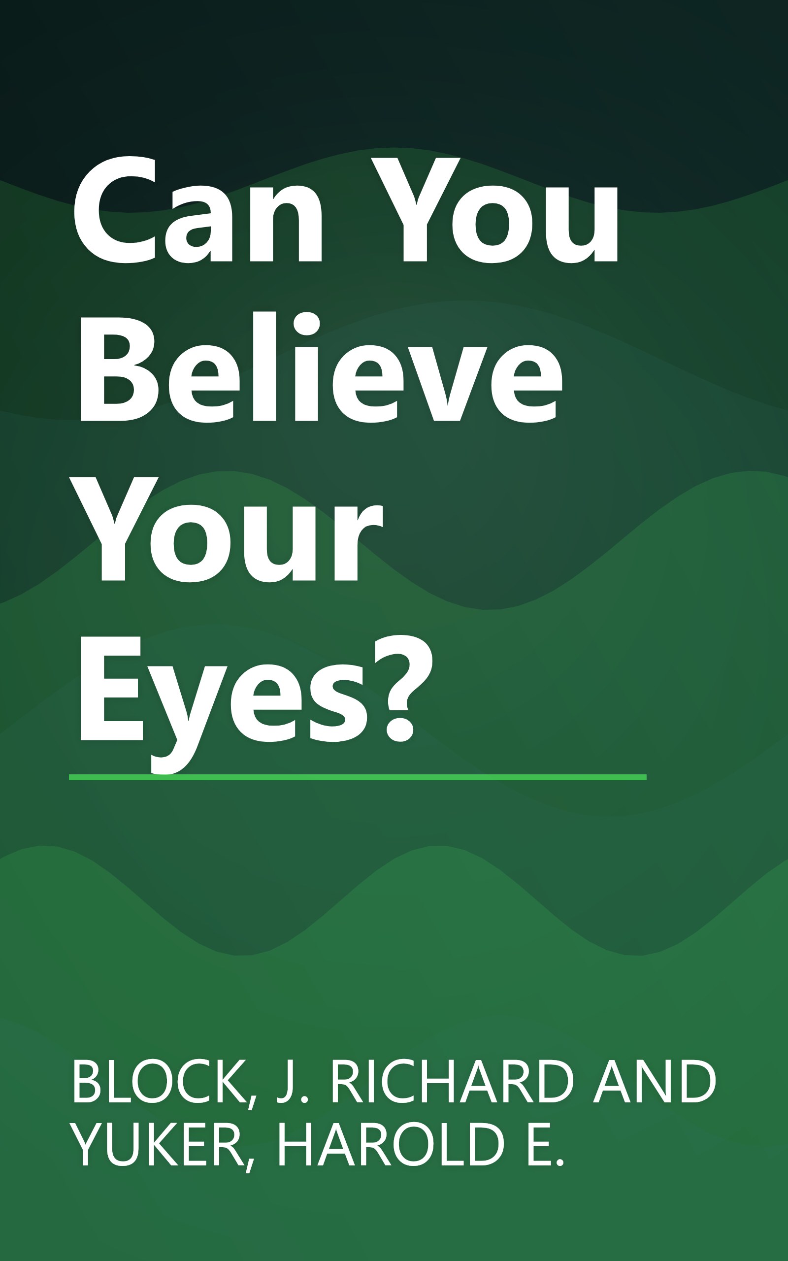 Can You Believe Your Eyes? book cover