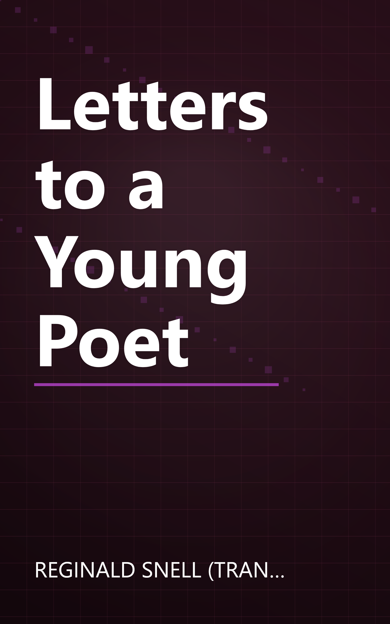 Letters to a Young Poet book cover