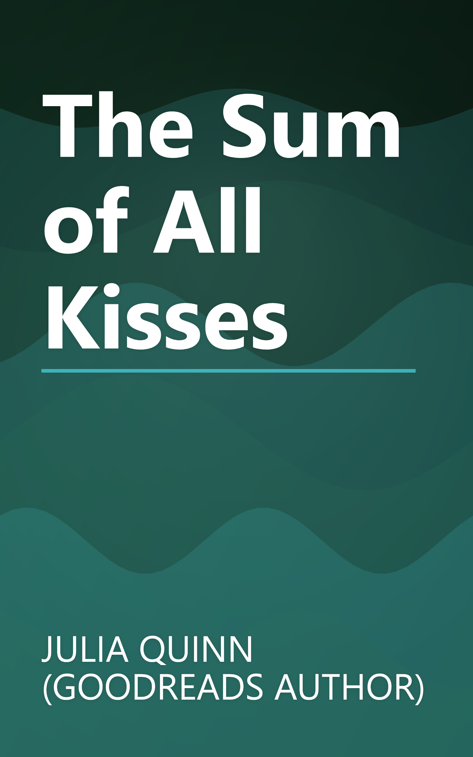 The Sum of All Kisses book cover