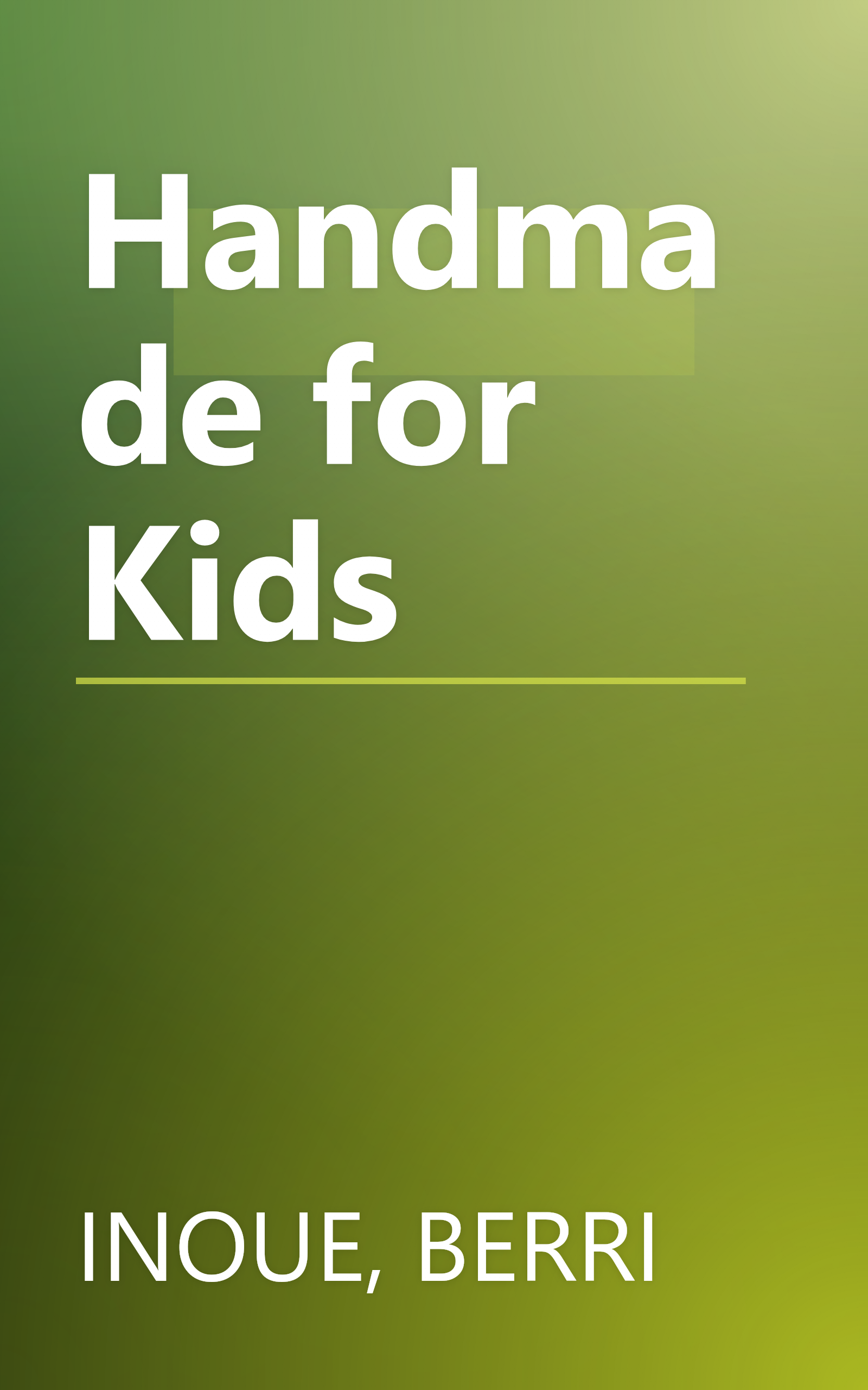 Handmade for Kids book cover