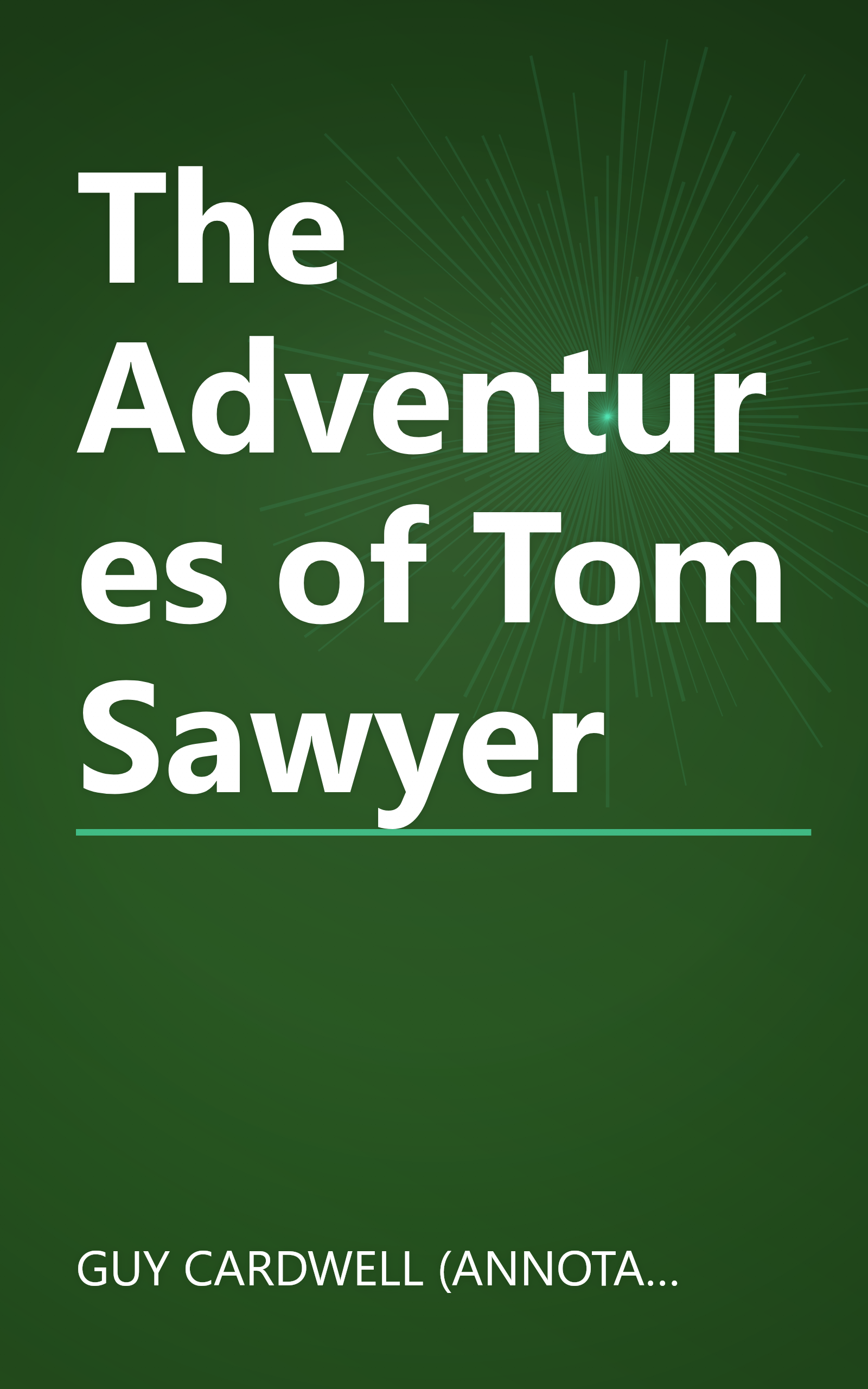 The Adventures of Tom Sawyer book cover