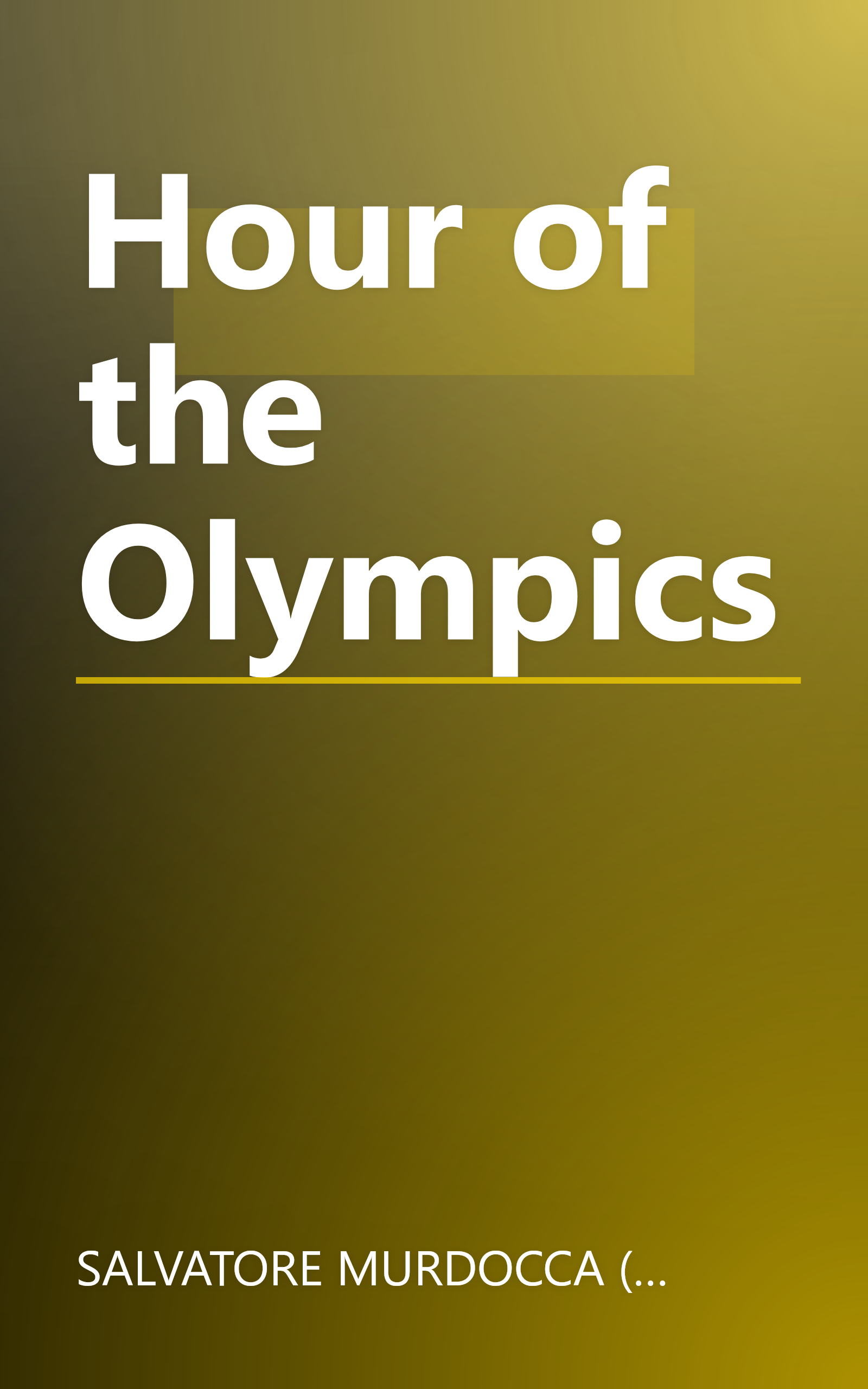 Hour of the Olympics book cover