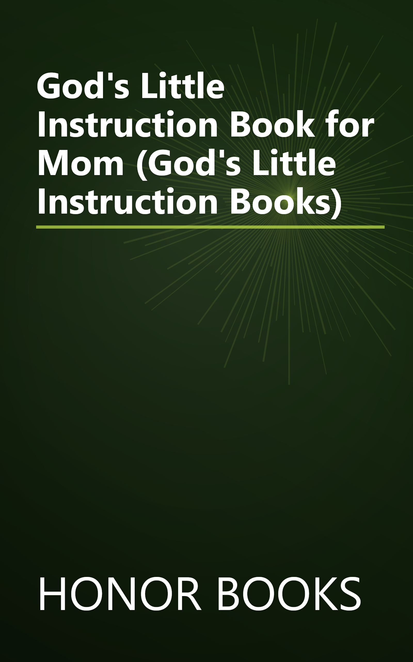 God's Little Instruction Book for Mom (God's Little Instruction Books) book cover