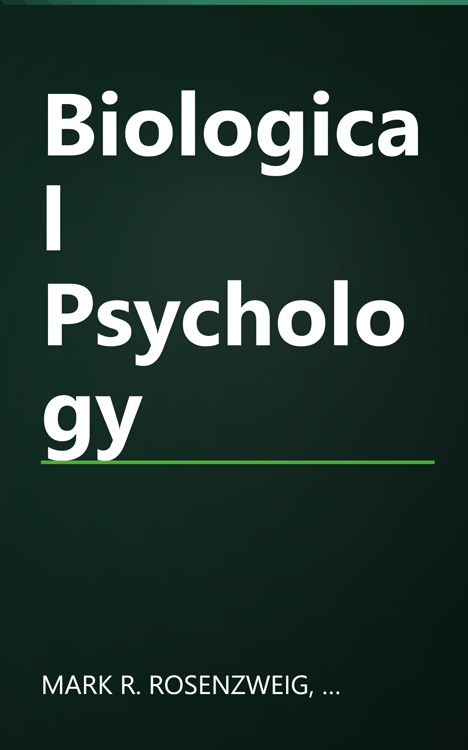 Biological Psychology book cover