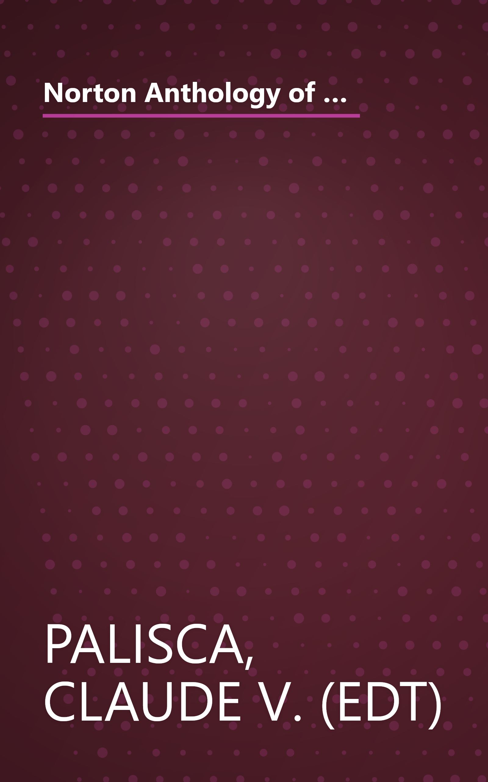 Norton Anthology of Western Music: Classic to Modern (Norton Anthology of Western Music Volume II Series, Volume 2) book cover