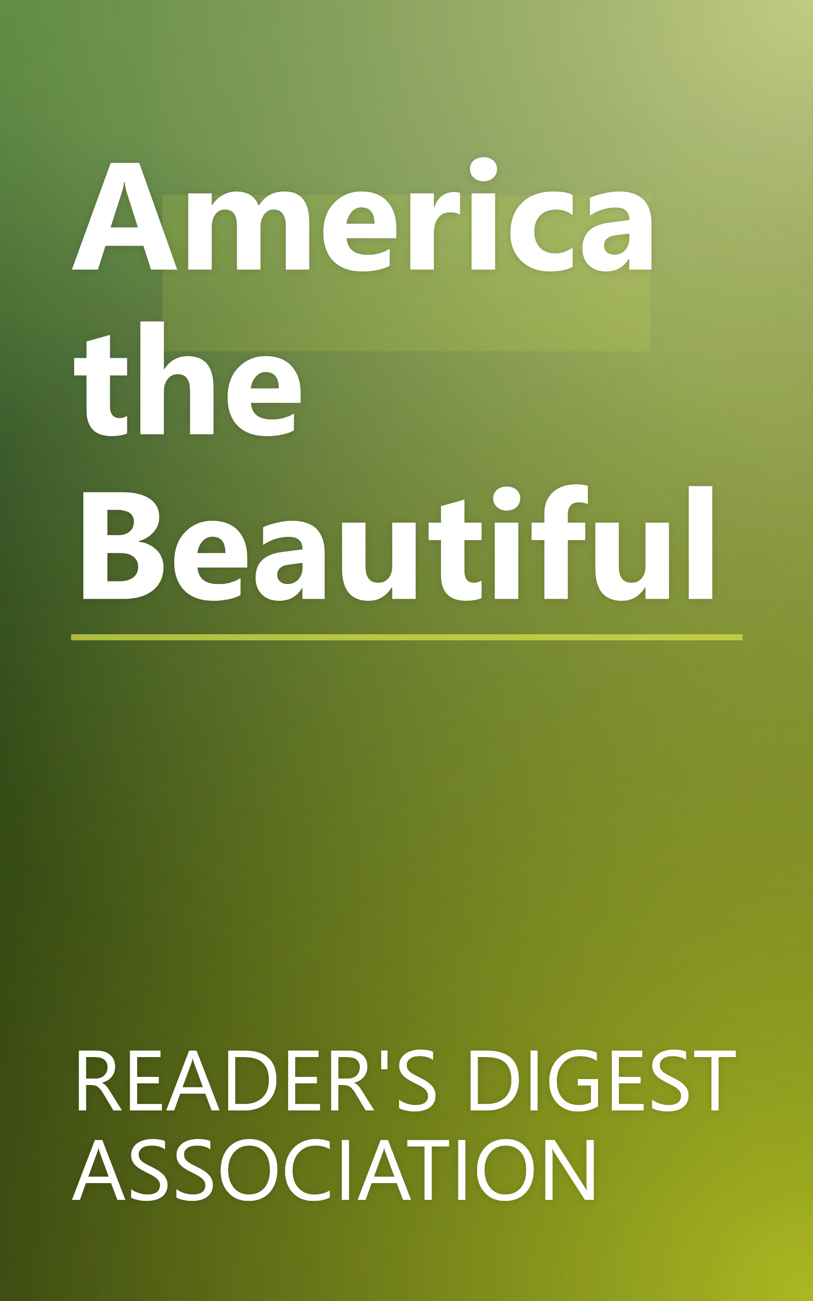 America the Beautiful book cover