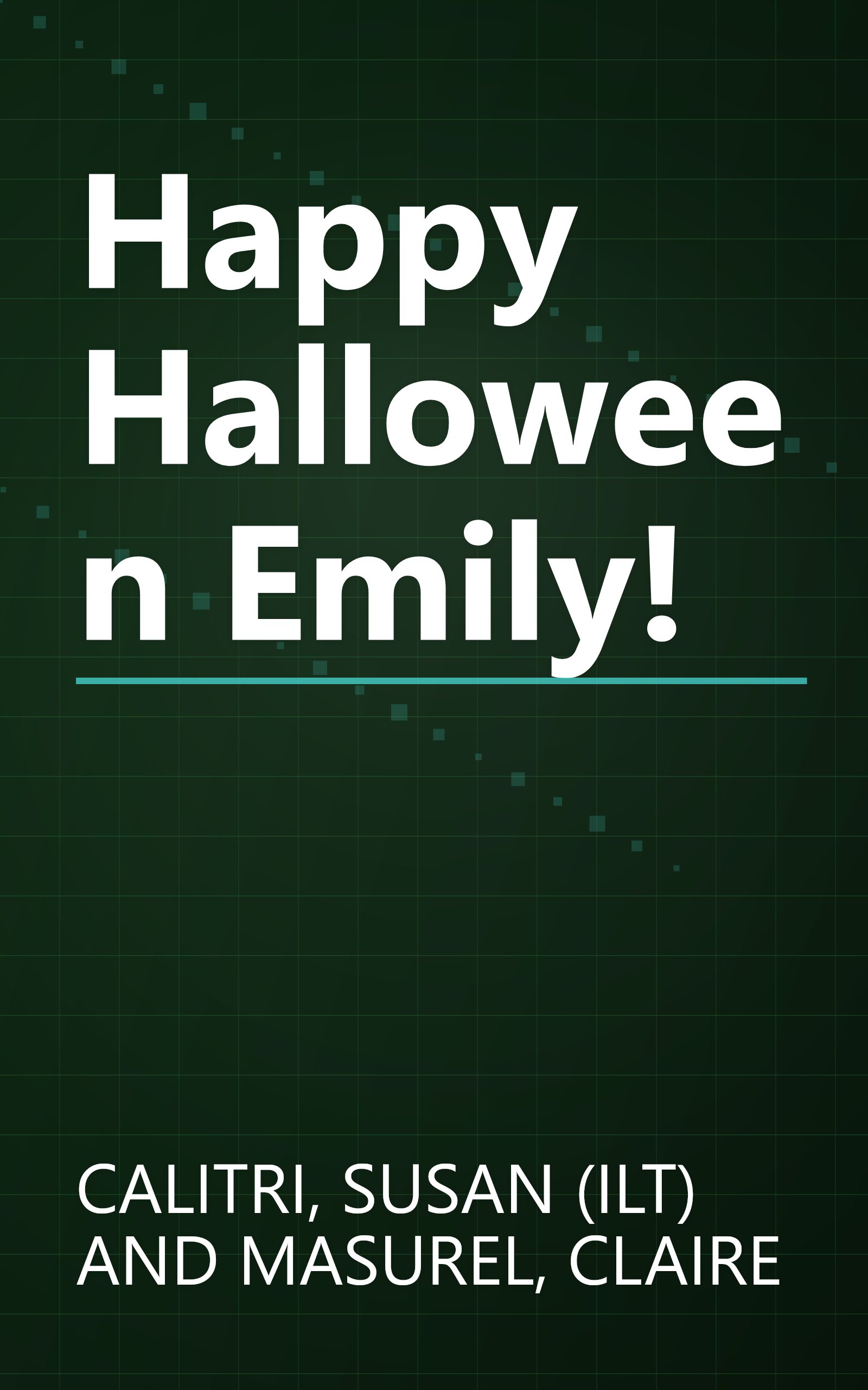 Happy Halloween Emily! book cover