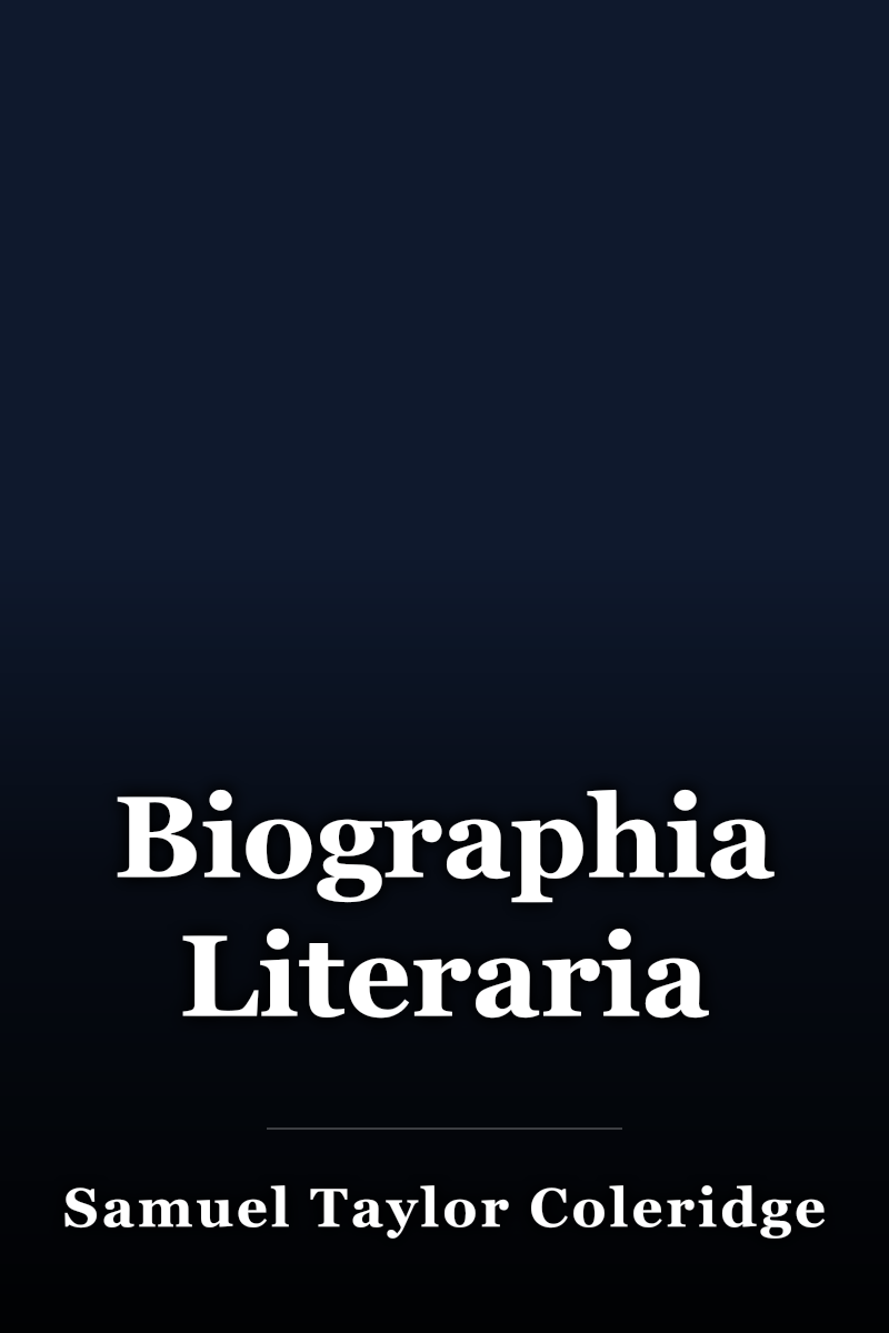 Biographia Literaria book cover