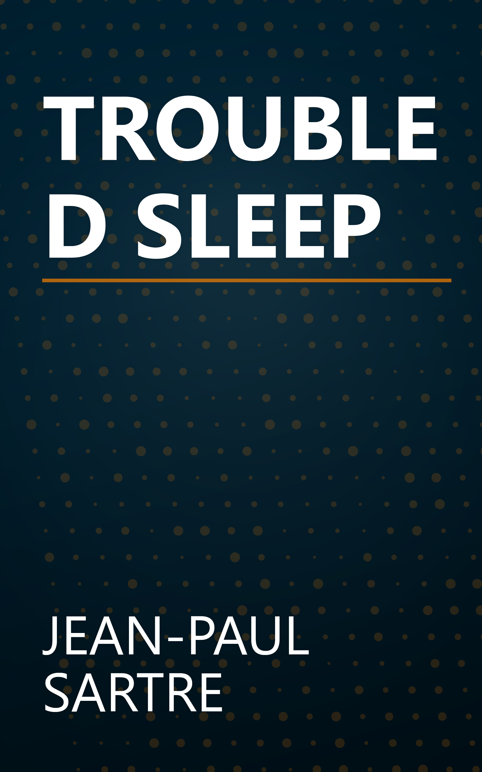 TROUBLED SLEEP book cover