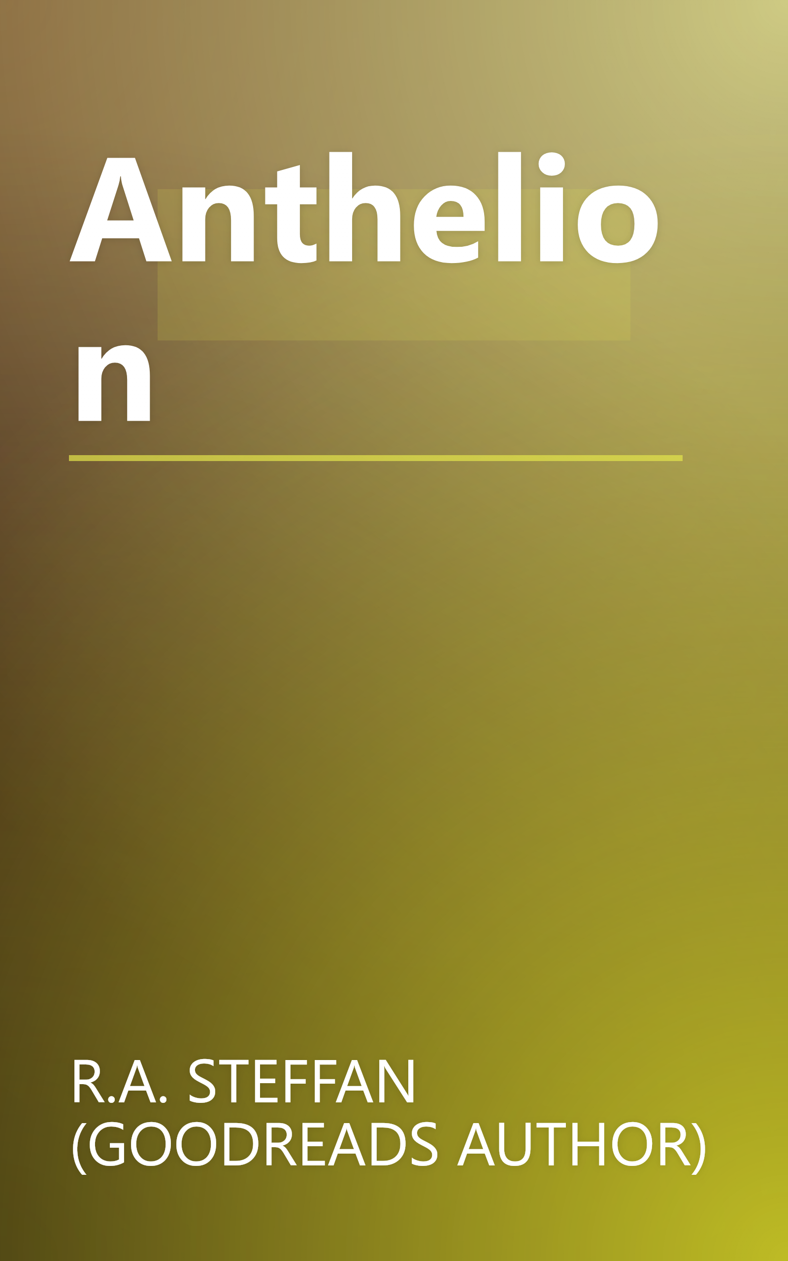 Anthelion book cover