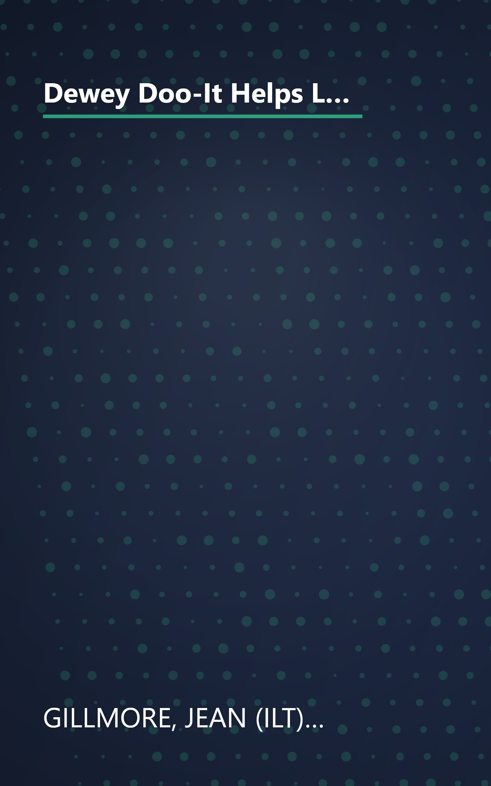 Dewey Doo-It Helps Little Owlie Fly Again: A Children's Story About Christopher Reeve and the Christopher Reeve Paralysis Foundation book cover