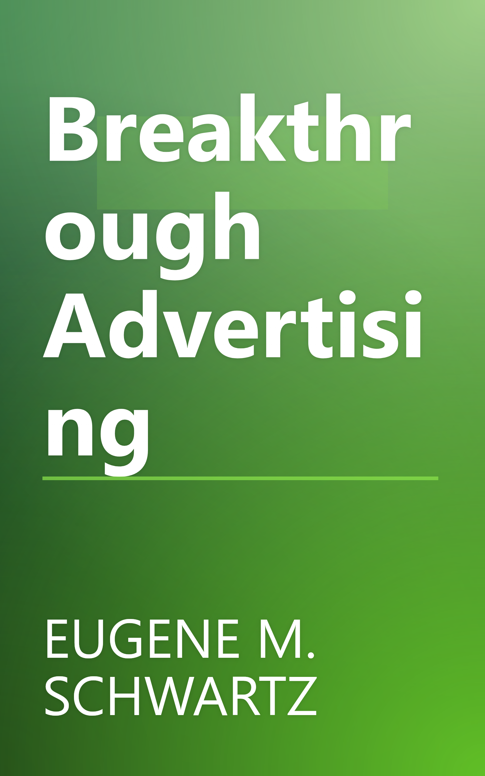 Breakthrough Advertising book cover