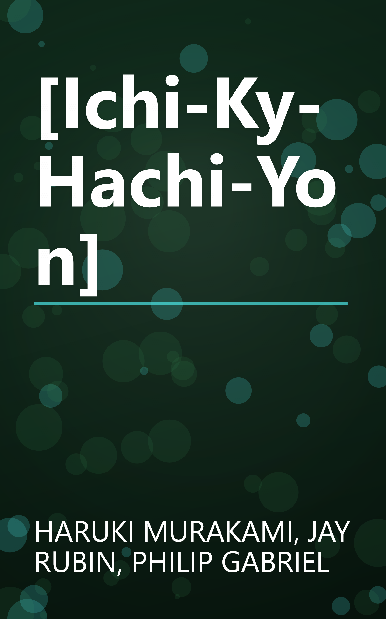 [Ichi-Ky-Hachi-Yon] book cover