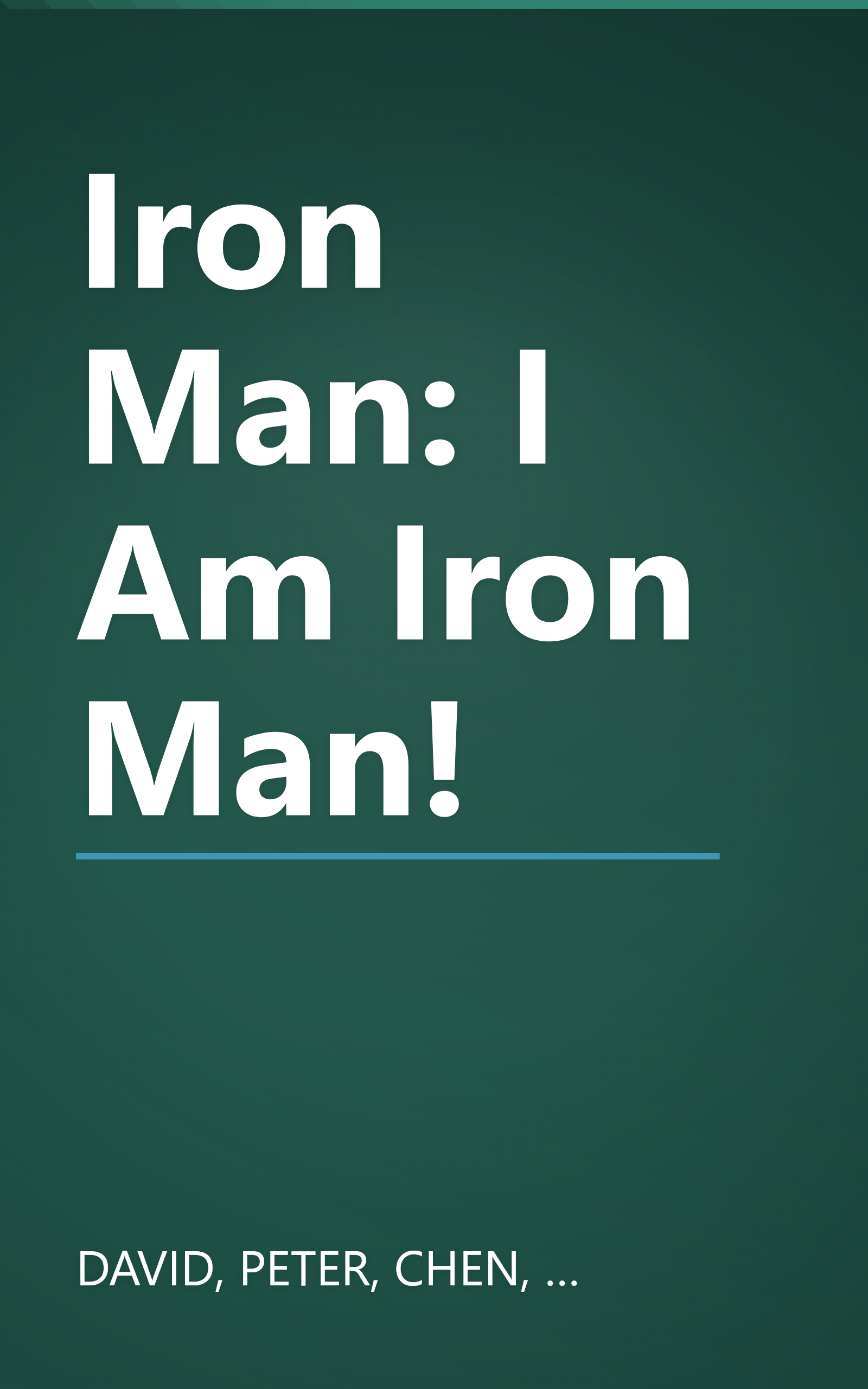 Iron Man: I Am Iron Man! book cover
