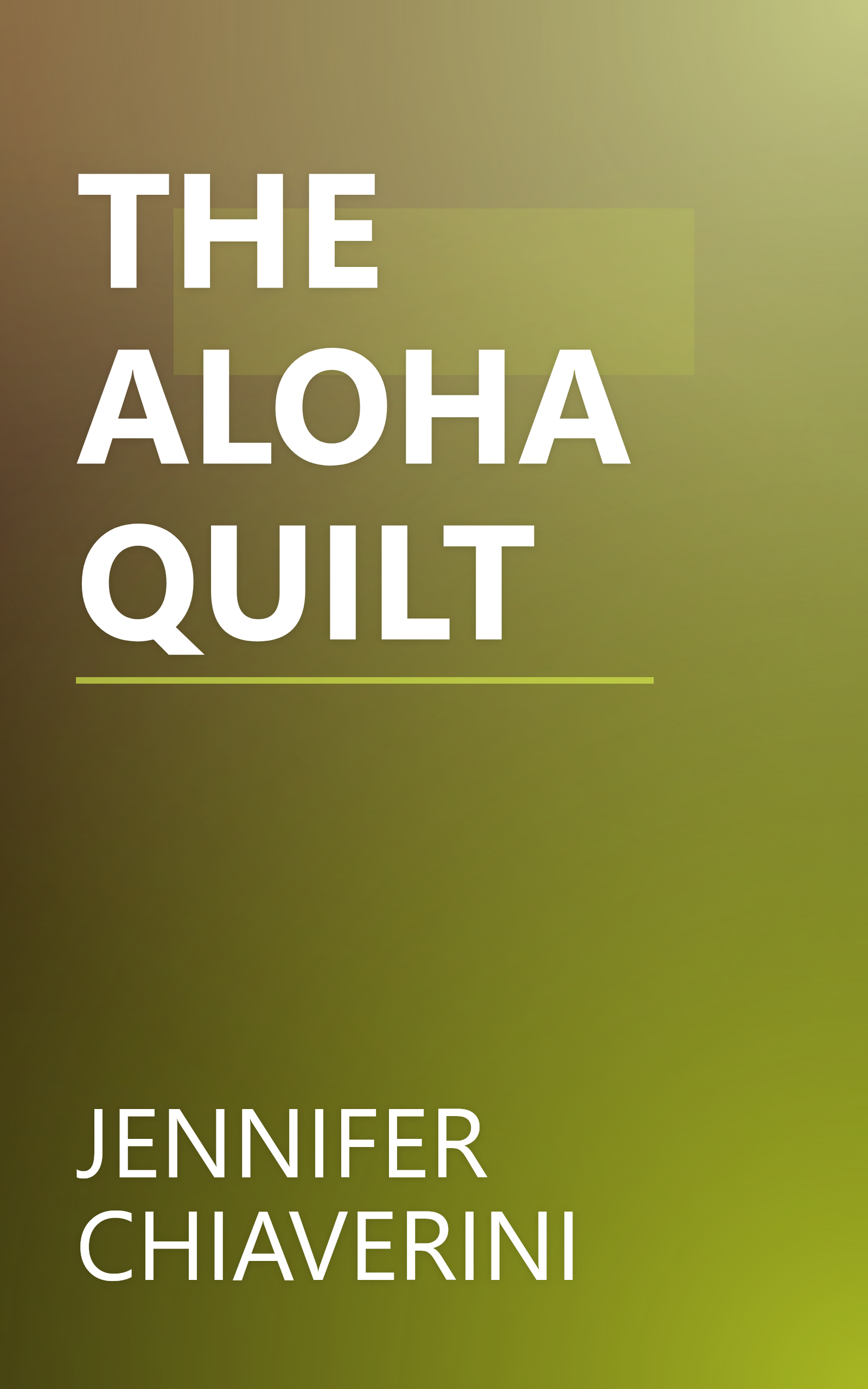 THE ALOHA QUILT book cover